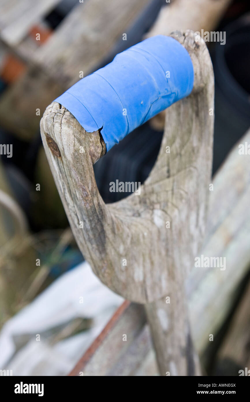 Garden fork handle hi-res stock photography and images - Alamy