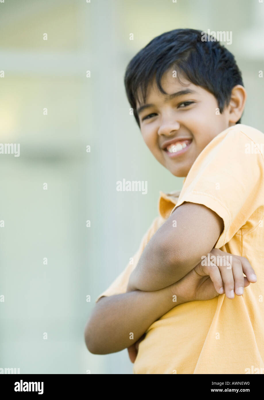 Child arms folding hi-res stock photography and images - Alamy