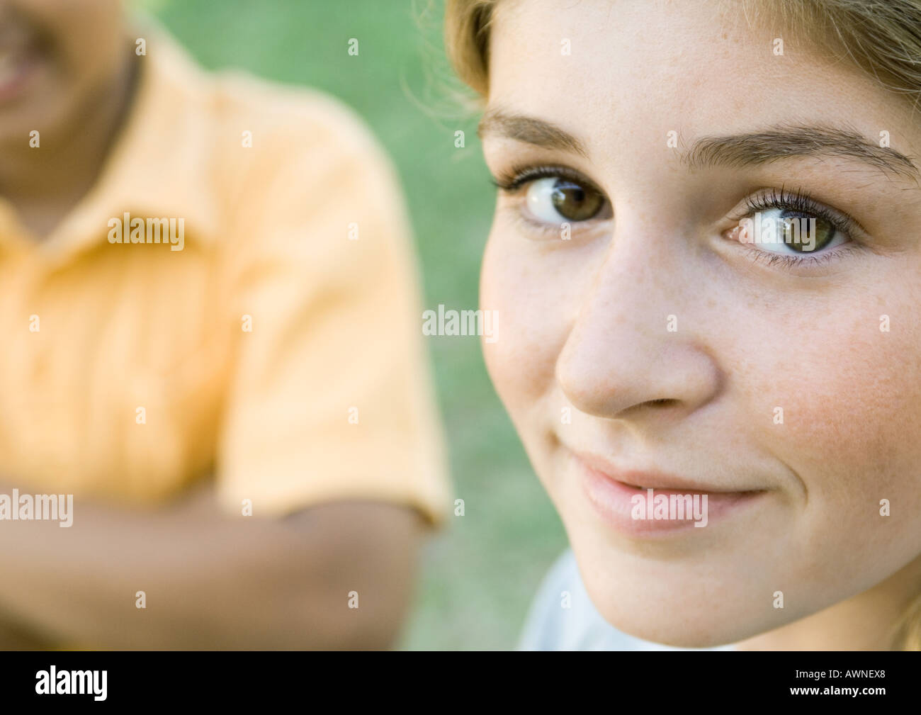 Preteen friends, portrait Stock Photo - Alamy
