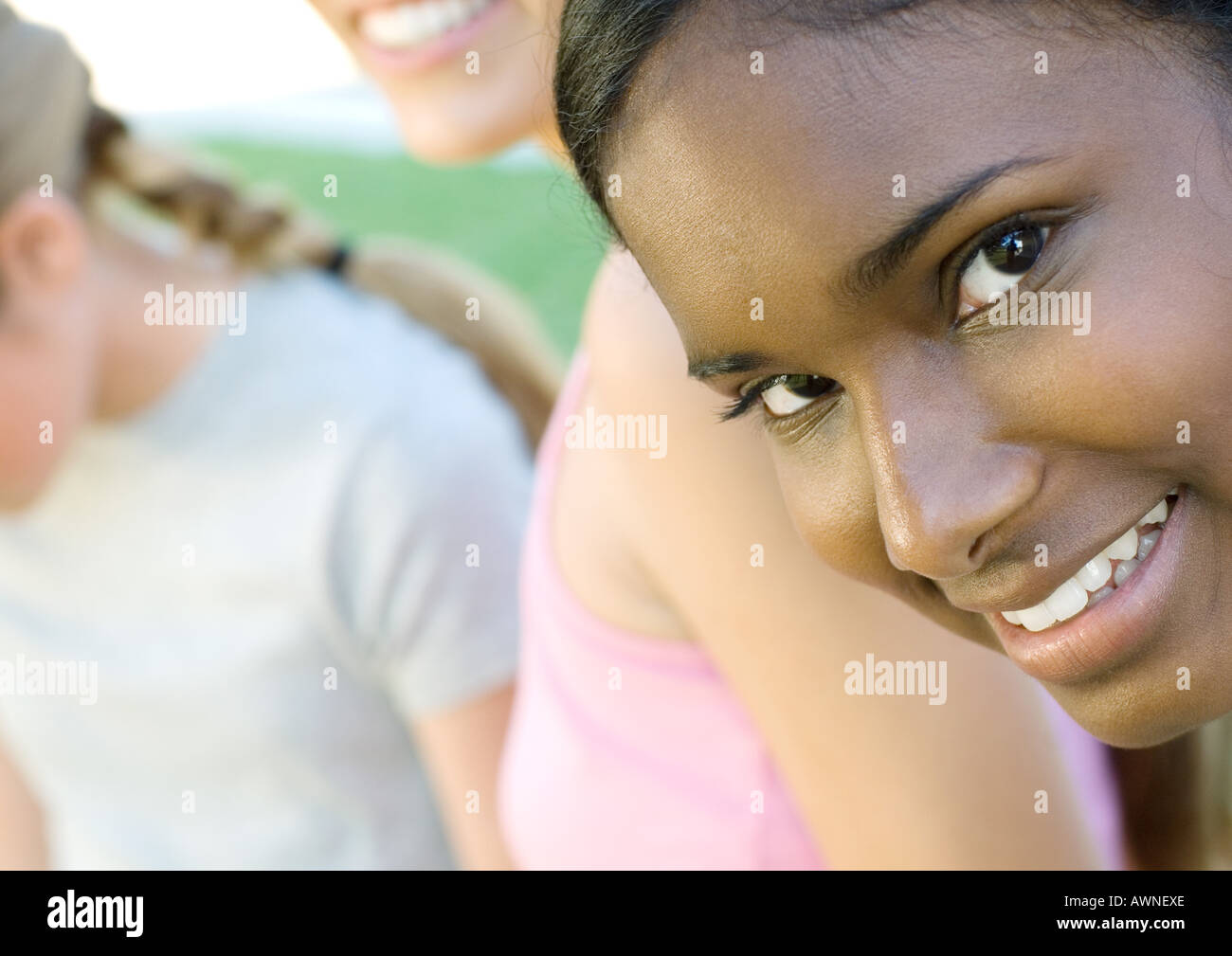 Tween girls group diverse hi-res stock photography and images - Alamy