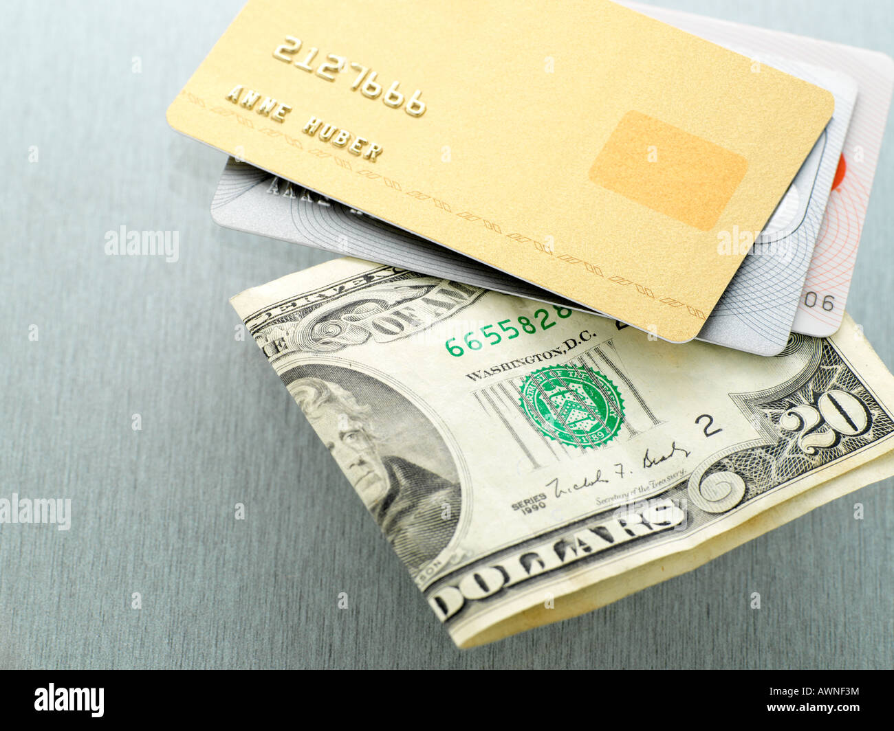 Money and credit cards Stock Photo - Alamy