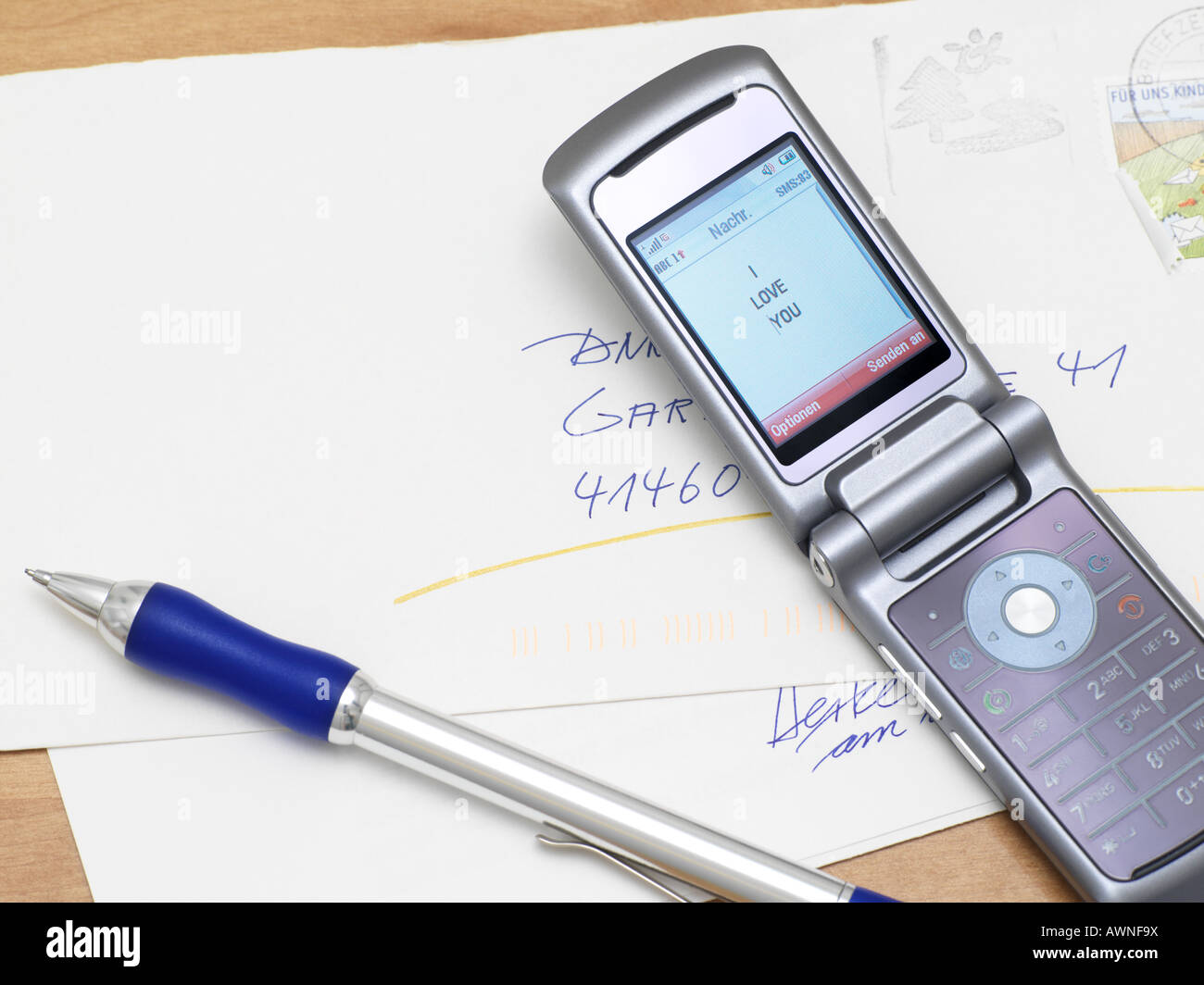 Contrasting letters hi-res stock photography and images - Alamy