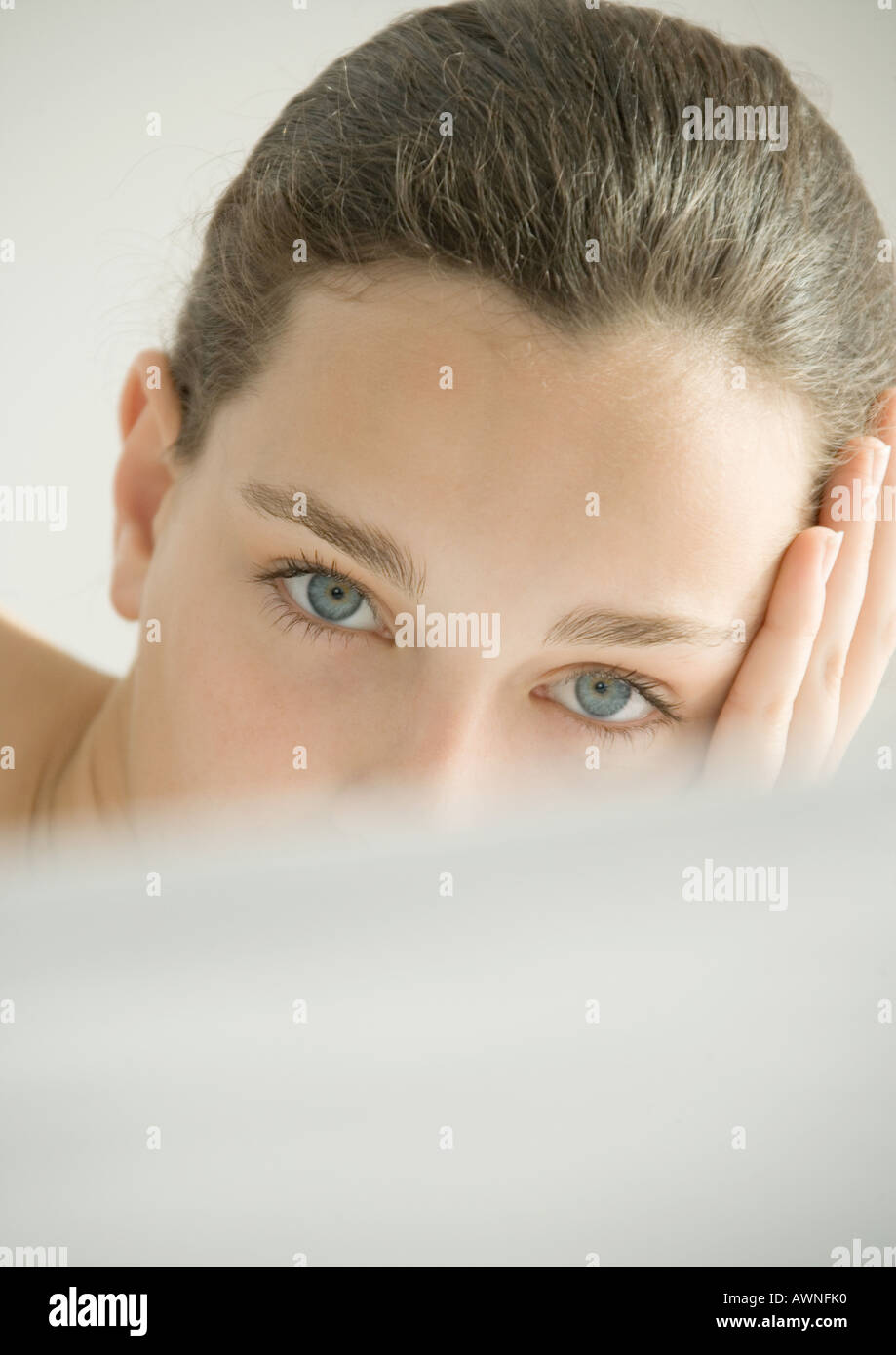 Partially obscured face hi-res stock photography and images - Alamy