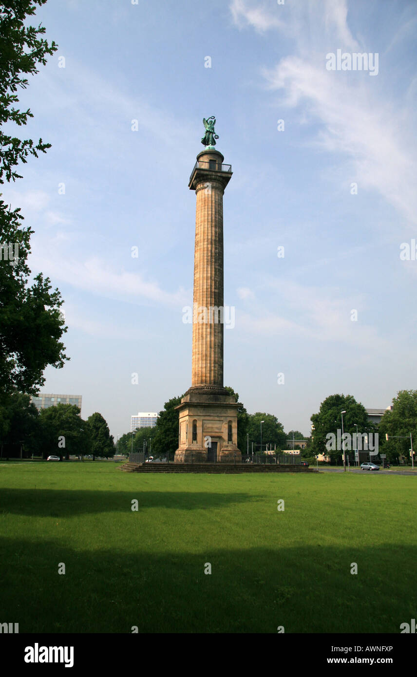 The Waterloo Memorial, Hanover, commemorates the German forces who ...