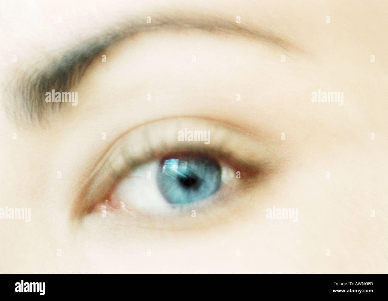 Blue eyelids hi-res stock photography and images - Alamy