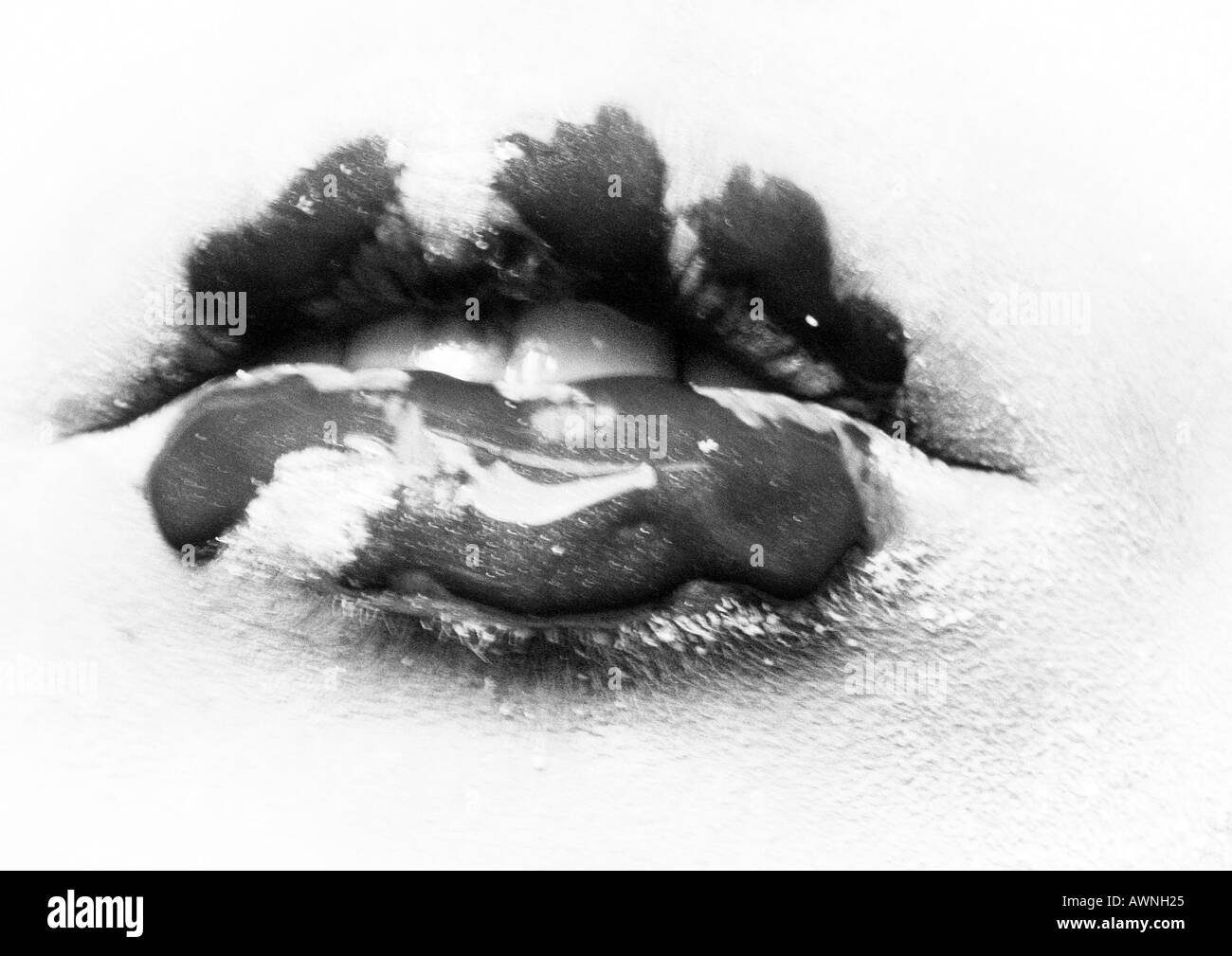 Painted stick Black and White Stock Photos & Images - Alamy