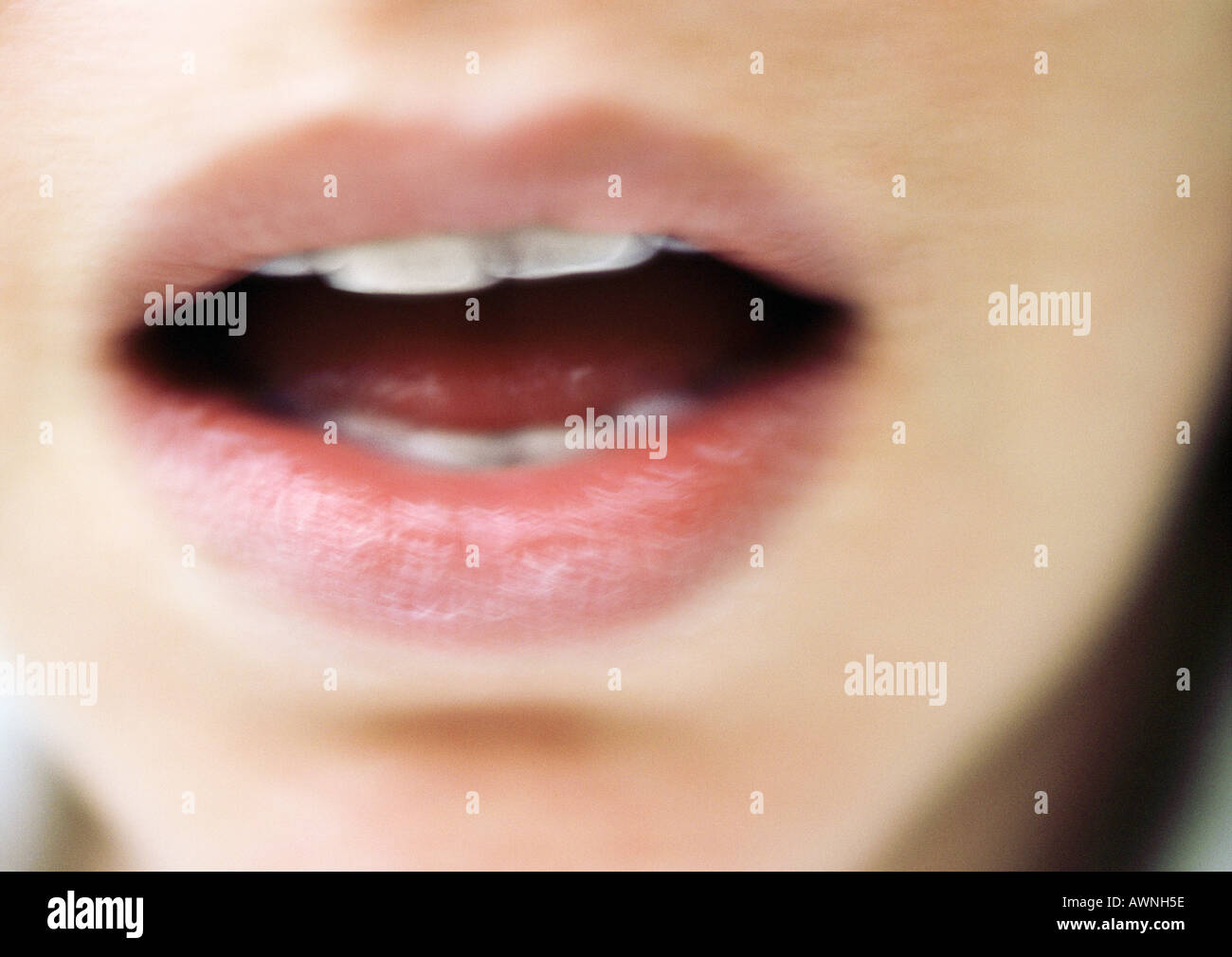 Gaping mouth woman hi-res stock photography and images - Alamy