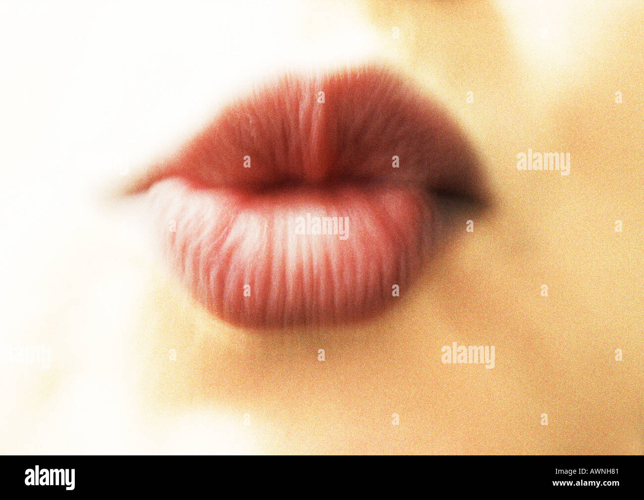 Puckering mouth pucker hi-res stock photography and images - Alamy