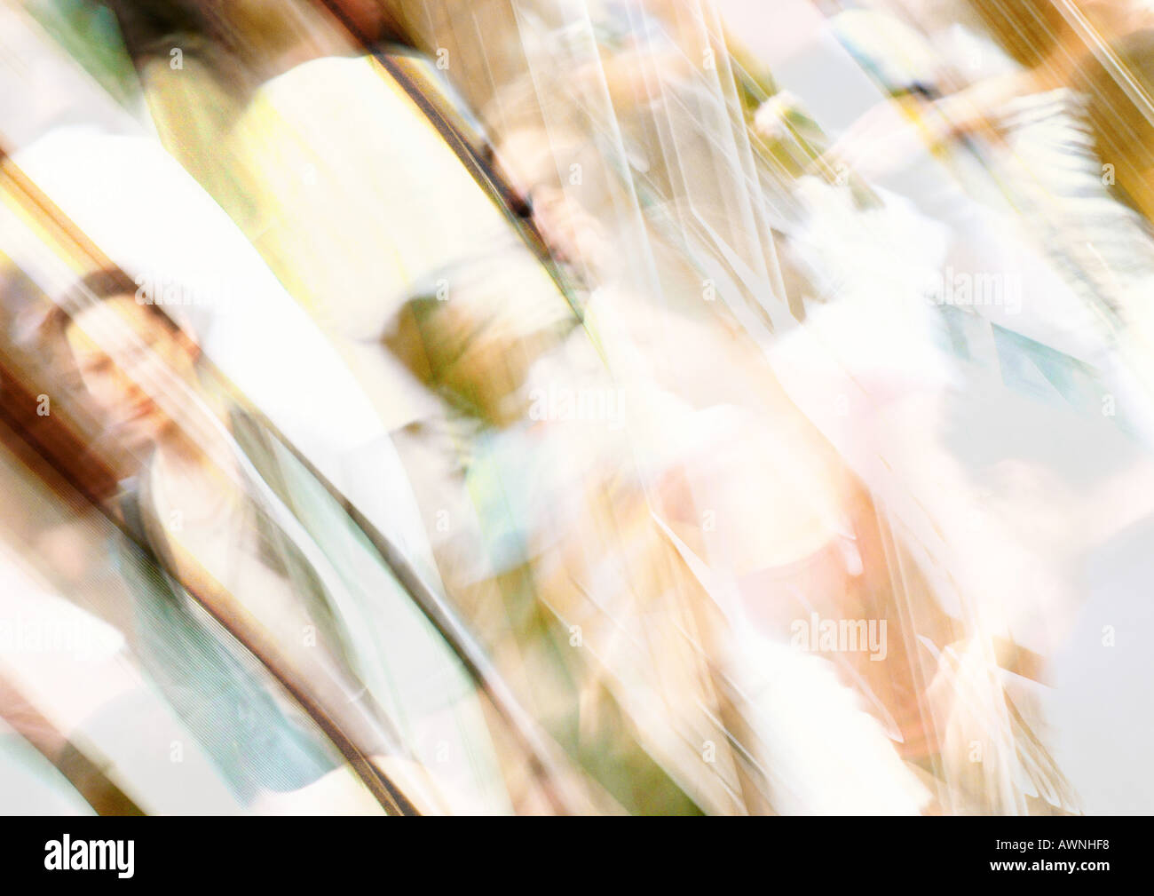 People walking, blurred, montage Stock Photo - Alamy