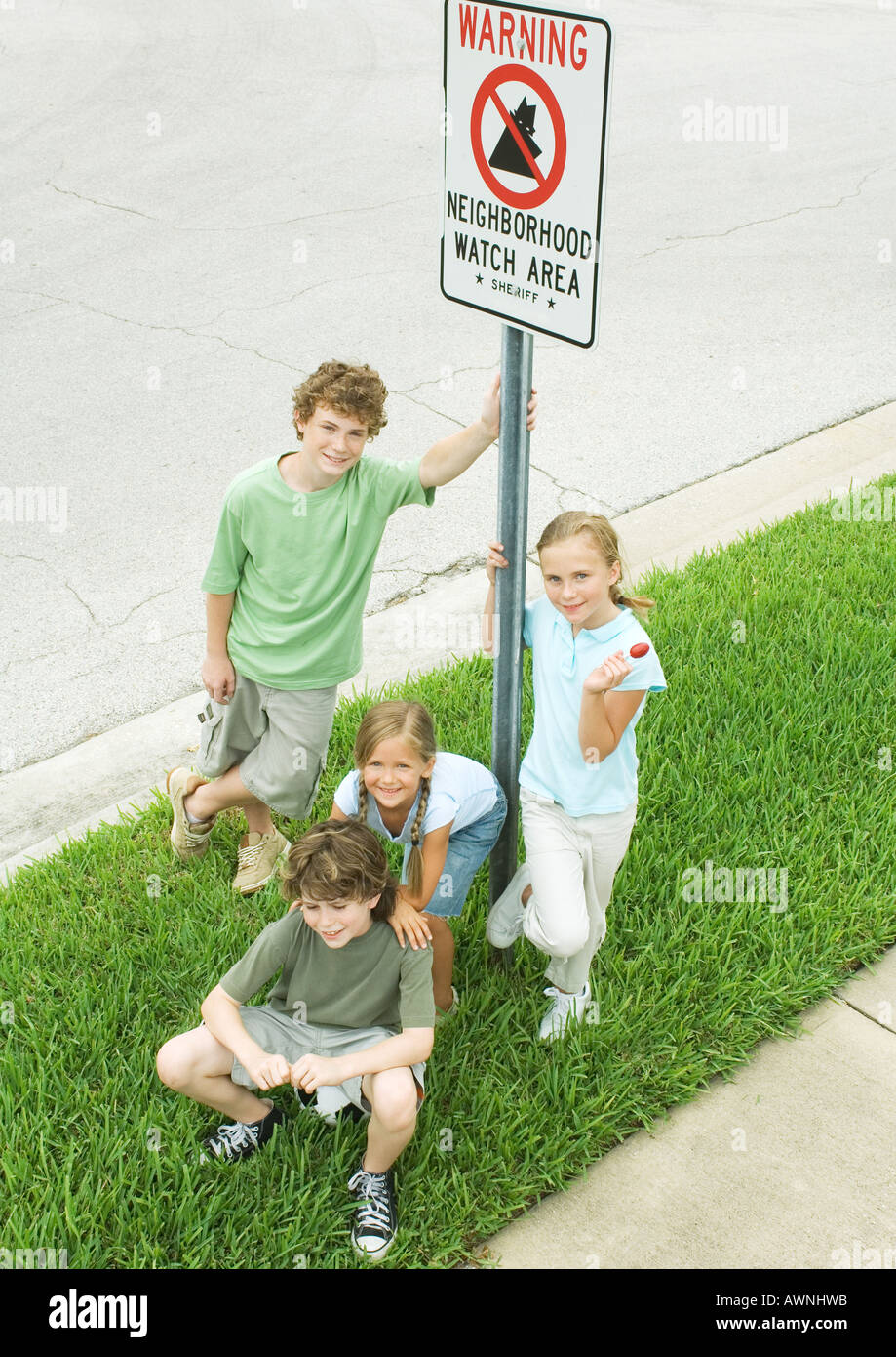 Suburban Neighborhood Kids Stock Photos & Suburban Neighborhood Kids ...