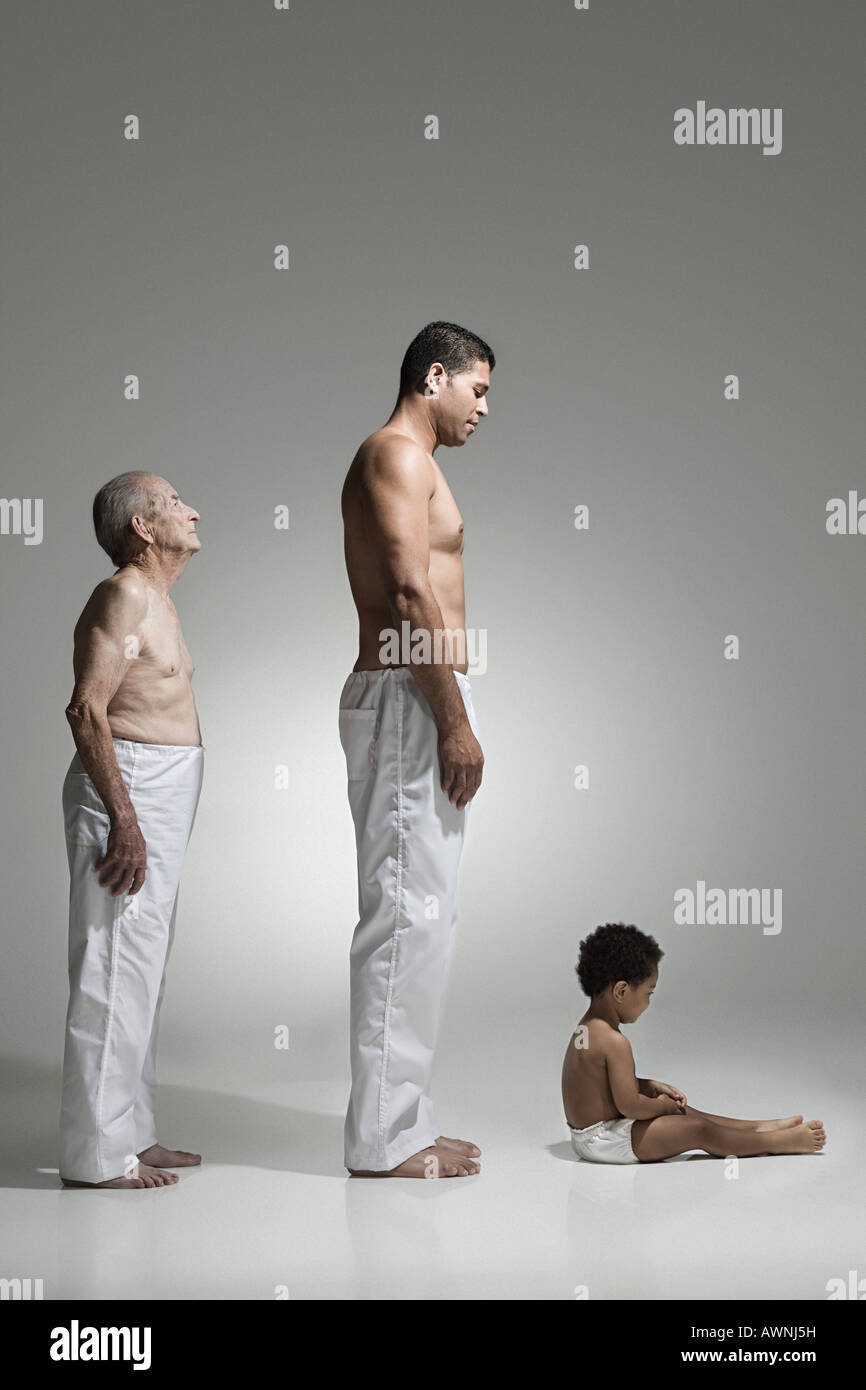 Three generations of males Stock Photo - Alamy
