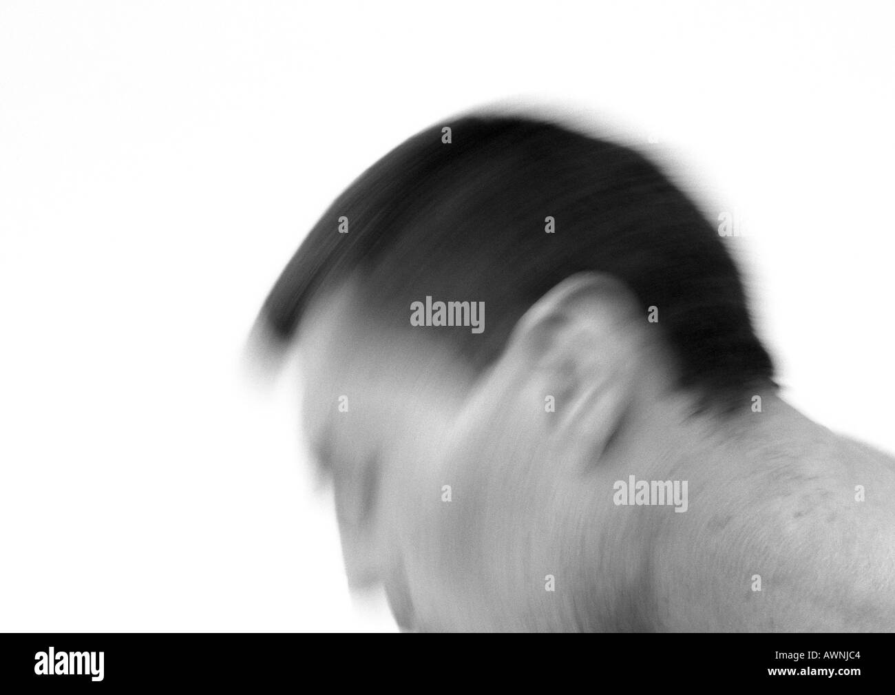Side view turned Black and White Stock Photos & Images - Alamy