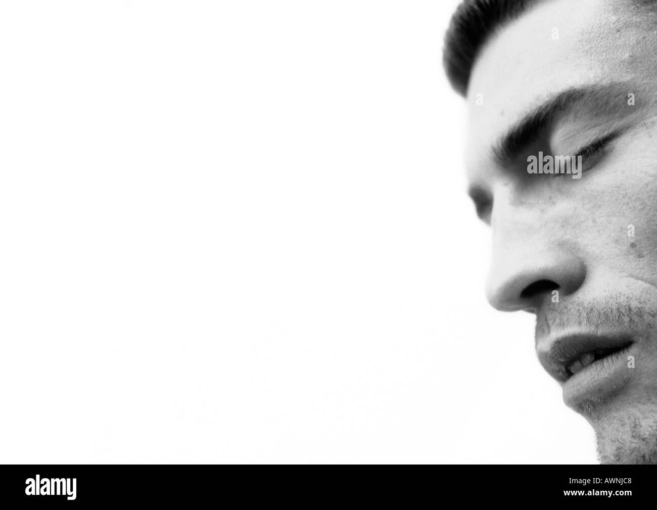 Side View Of Face Man
