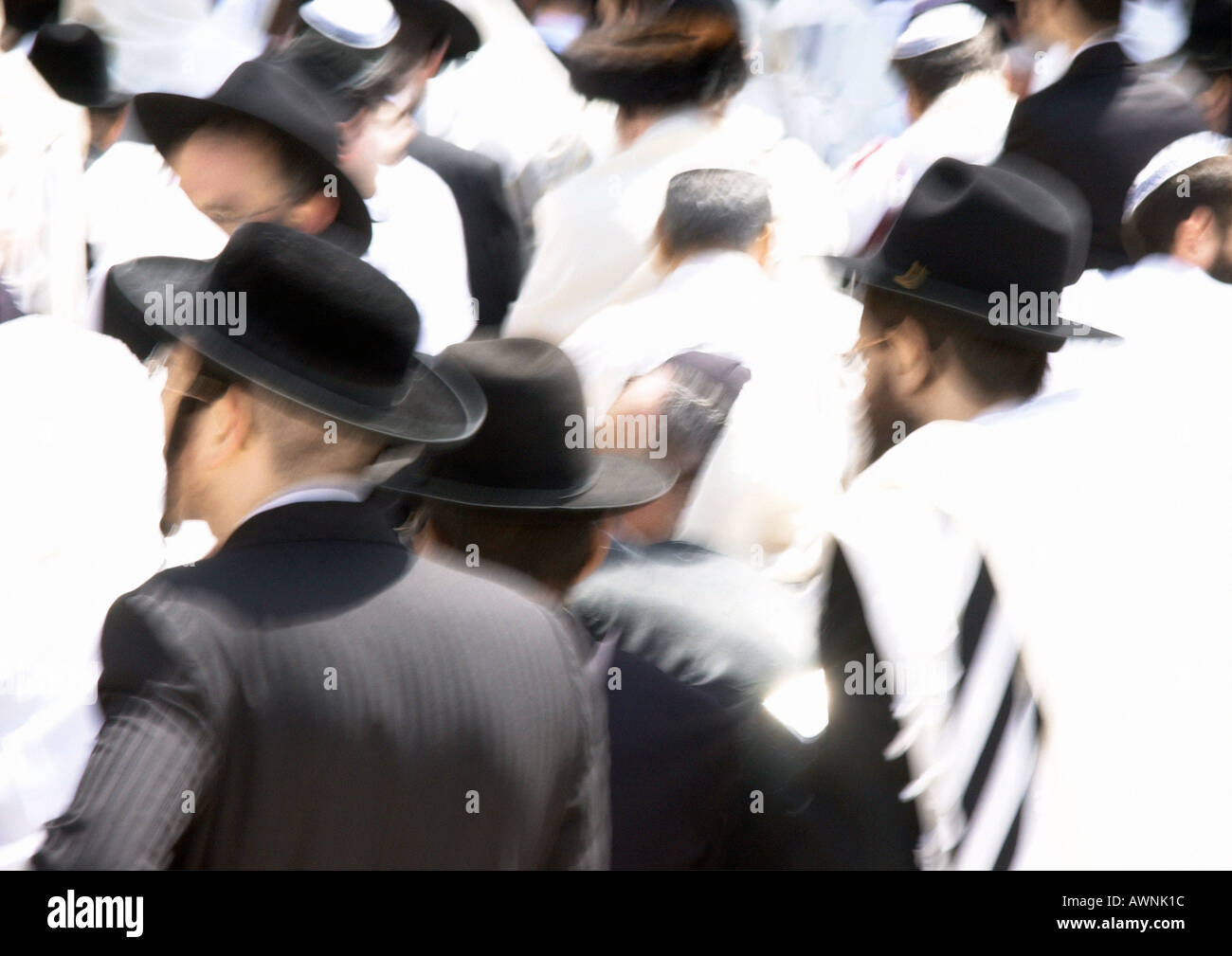 Israel, Jerusalem, crowd of Jewish men Stock Photo - Alamy