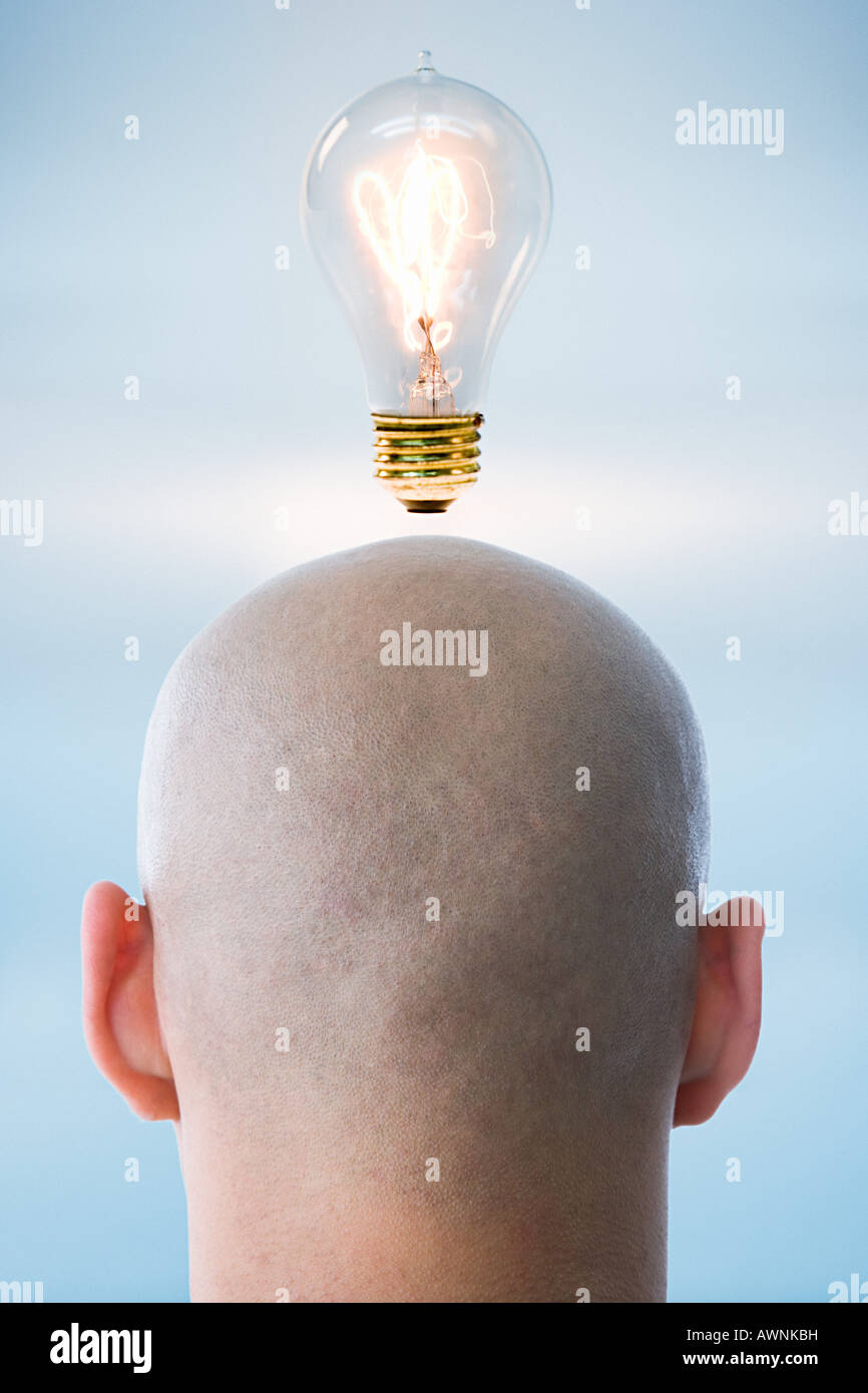 Having an idea rear view hi-res stock photography and images - Alamy