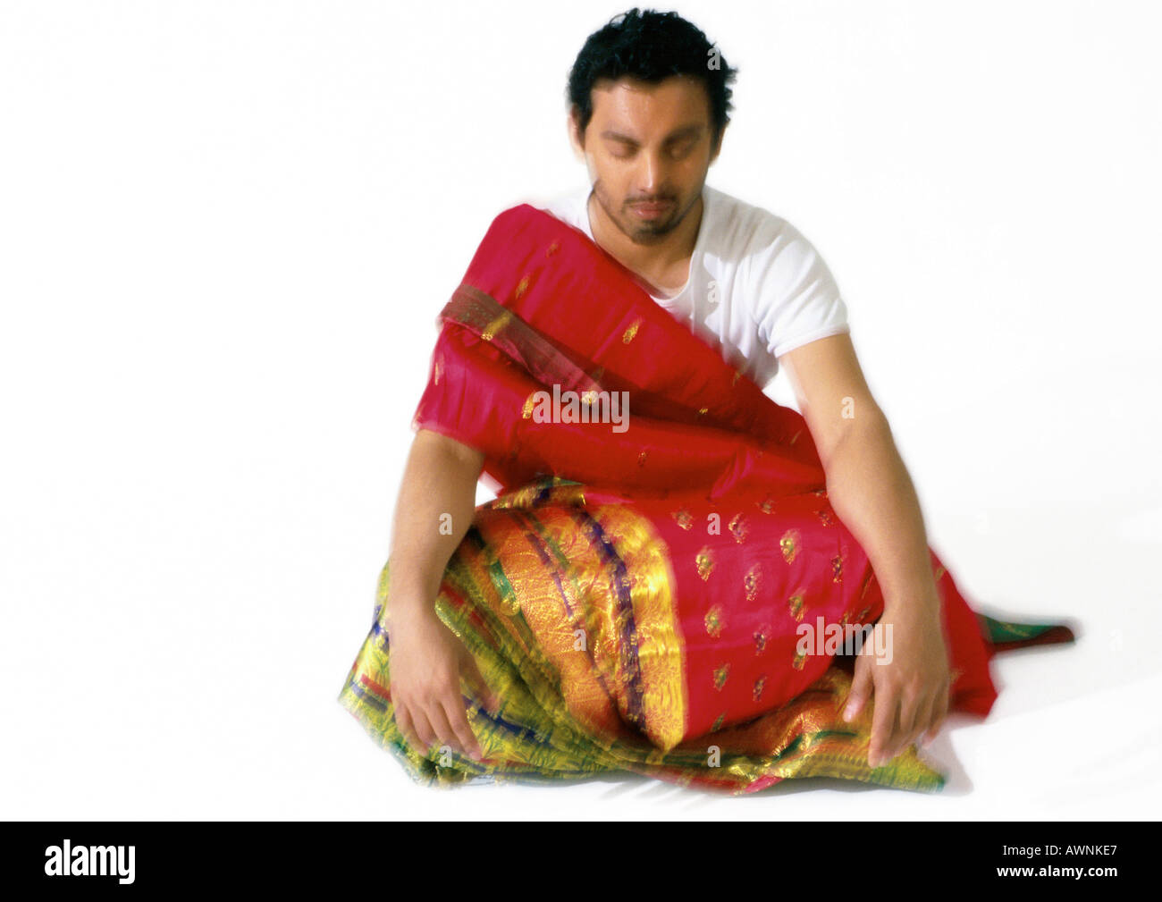Hindu meditating Cut Out Stock Images & Pictures - Alamy