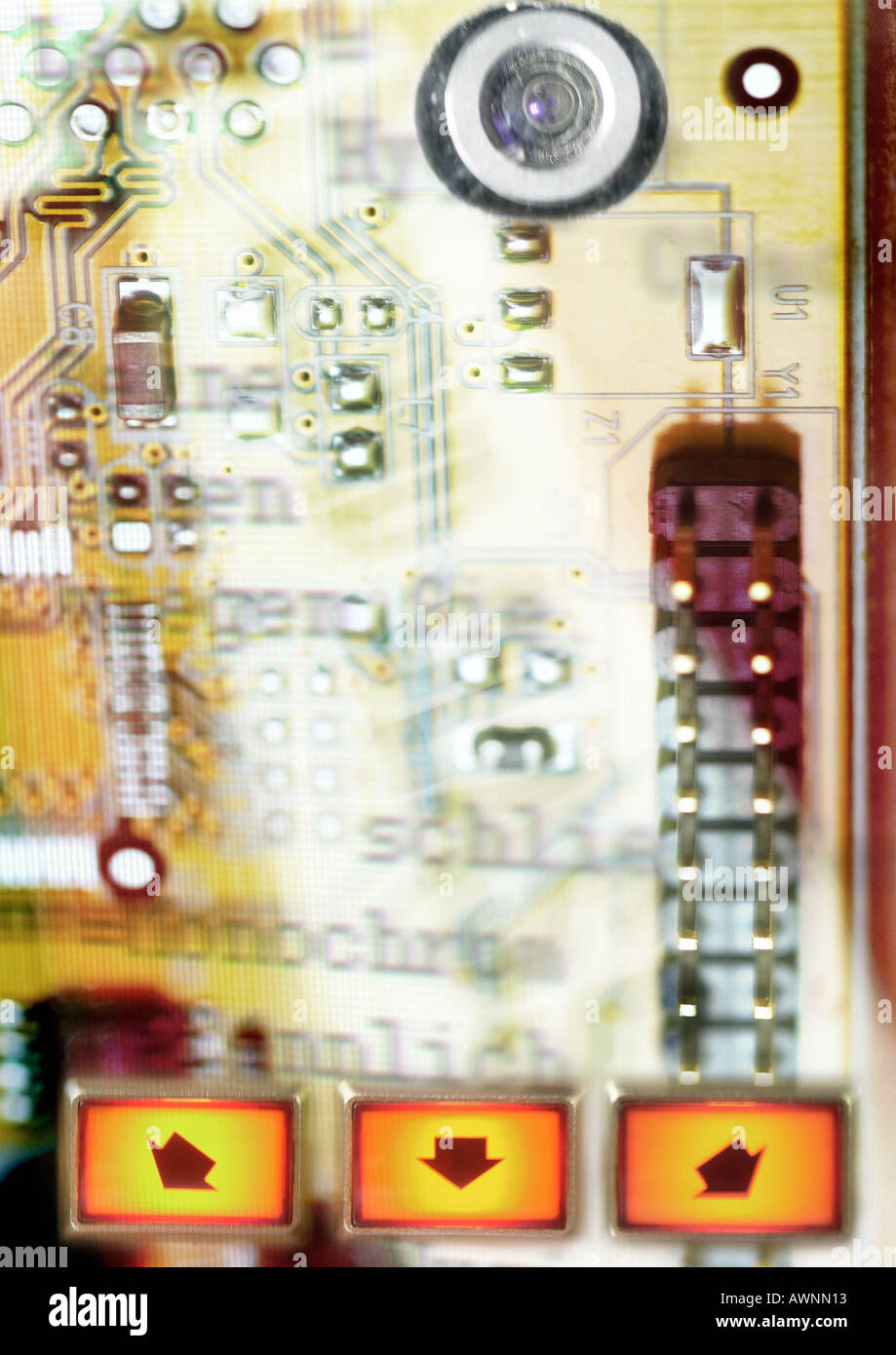 Circuit board without chip hi-res stock photography and images - Alamy