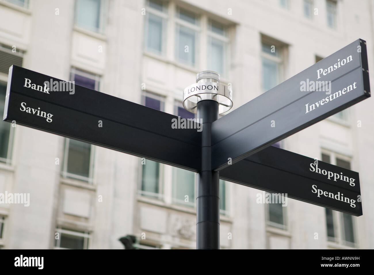 Financial sign hi-res stock photography and images - Alamy