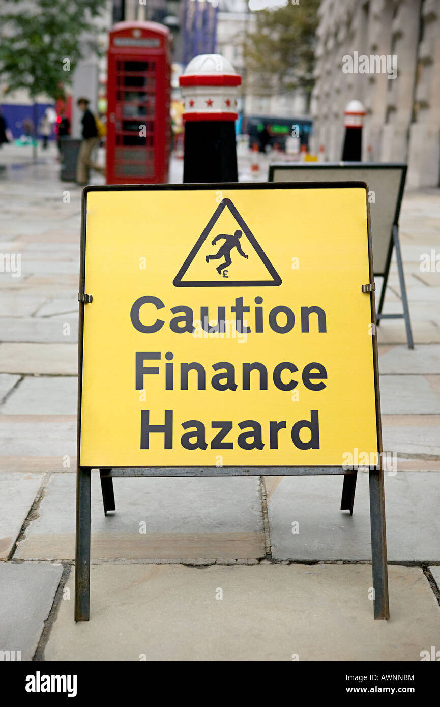 Finance sign hi-res stock photography and images - Alamy