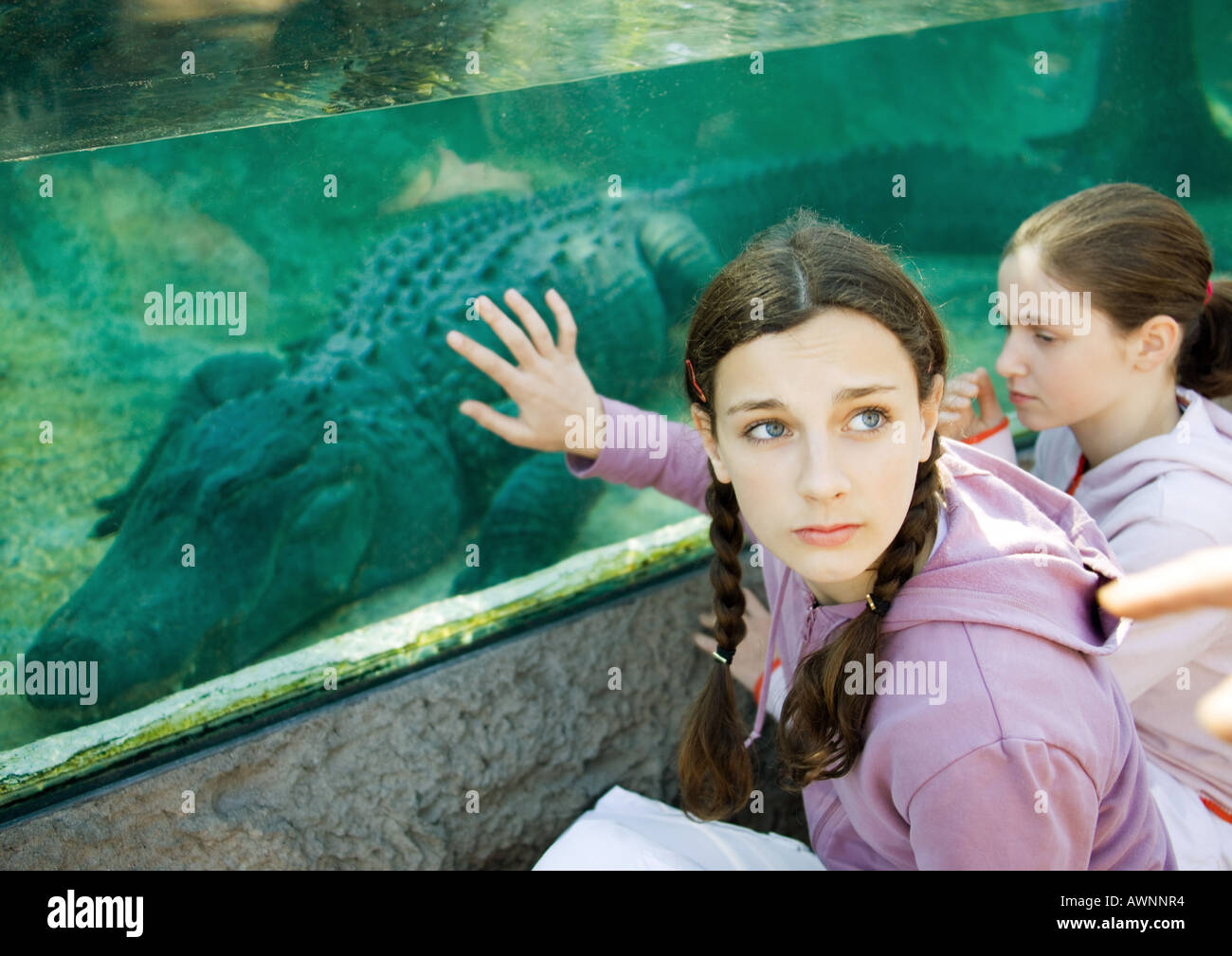 Preteen girl concerned hi-res stock photography and images - Alamy