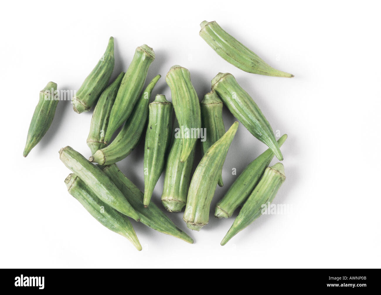 Okra colour hi-res stock photography and images - Alamy