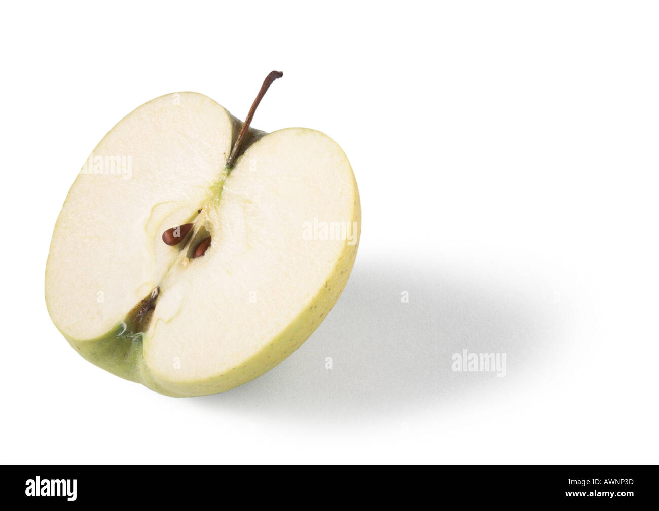 Apple half, close-up Stock Photo - Alamy