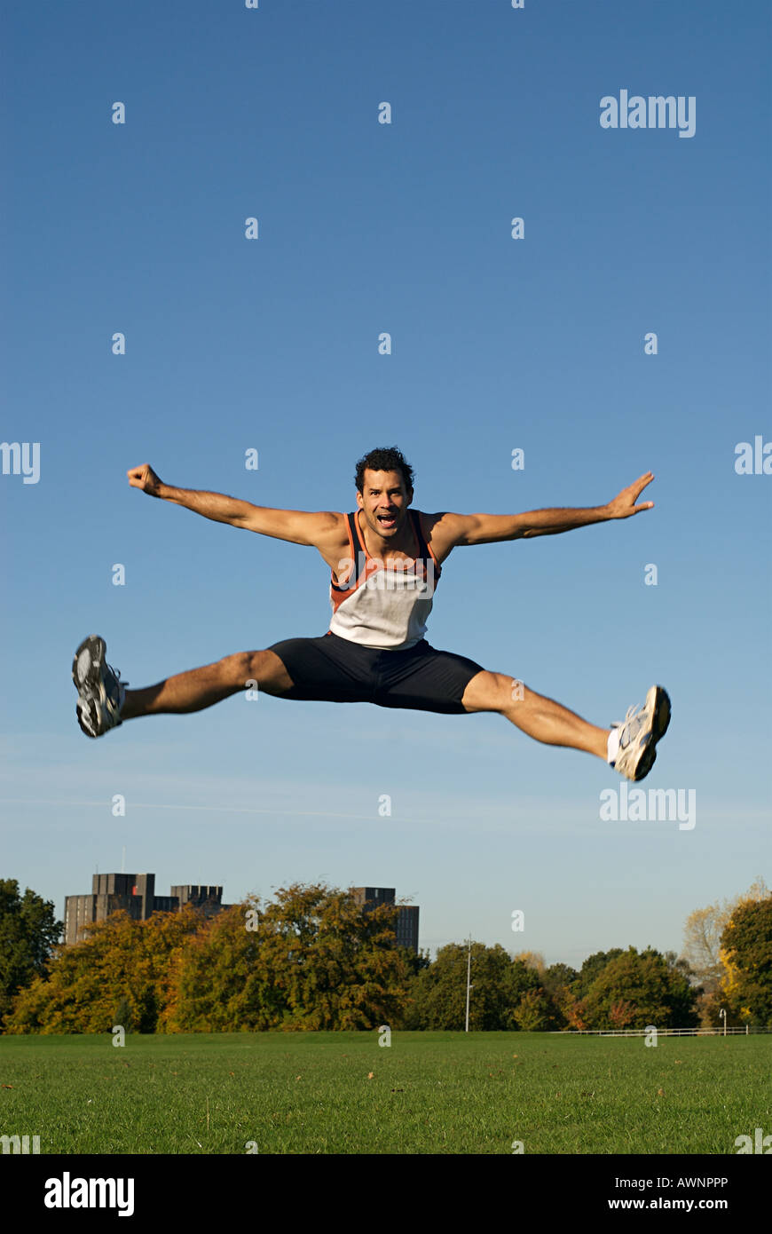 A man jumping Stock Photo - Alamy