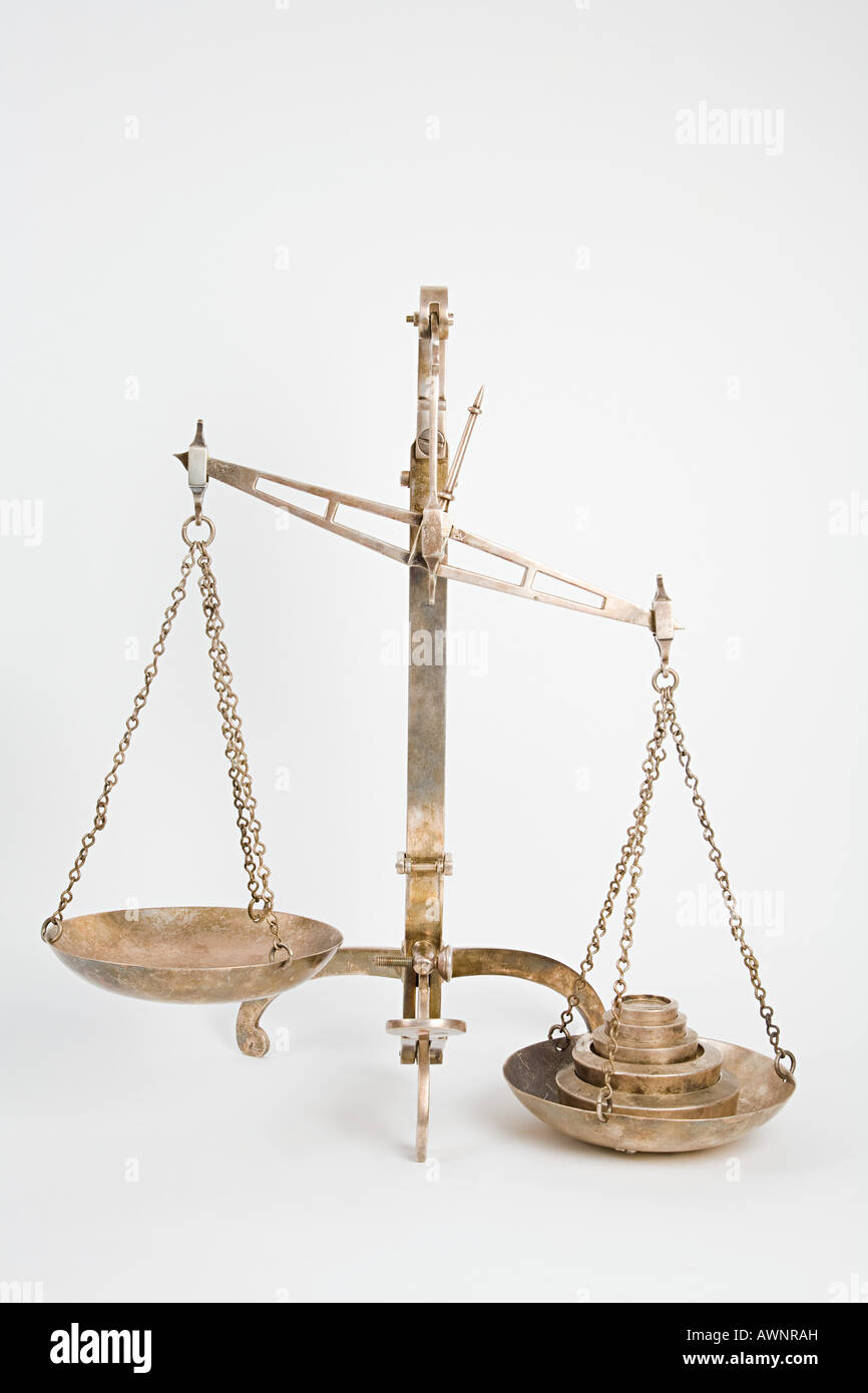 Old measuring weights hi-res stock photography and images - Alamy