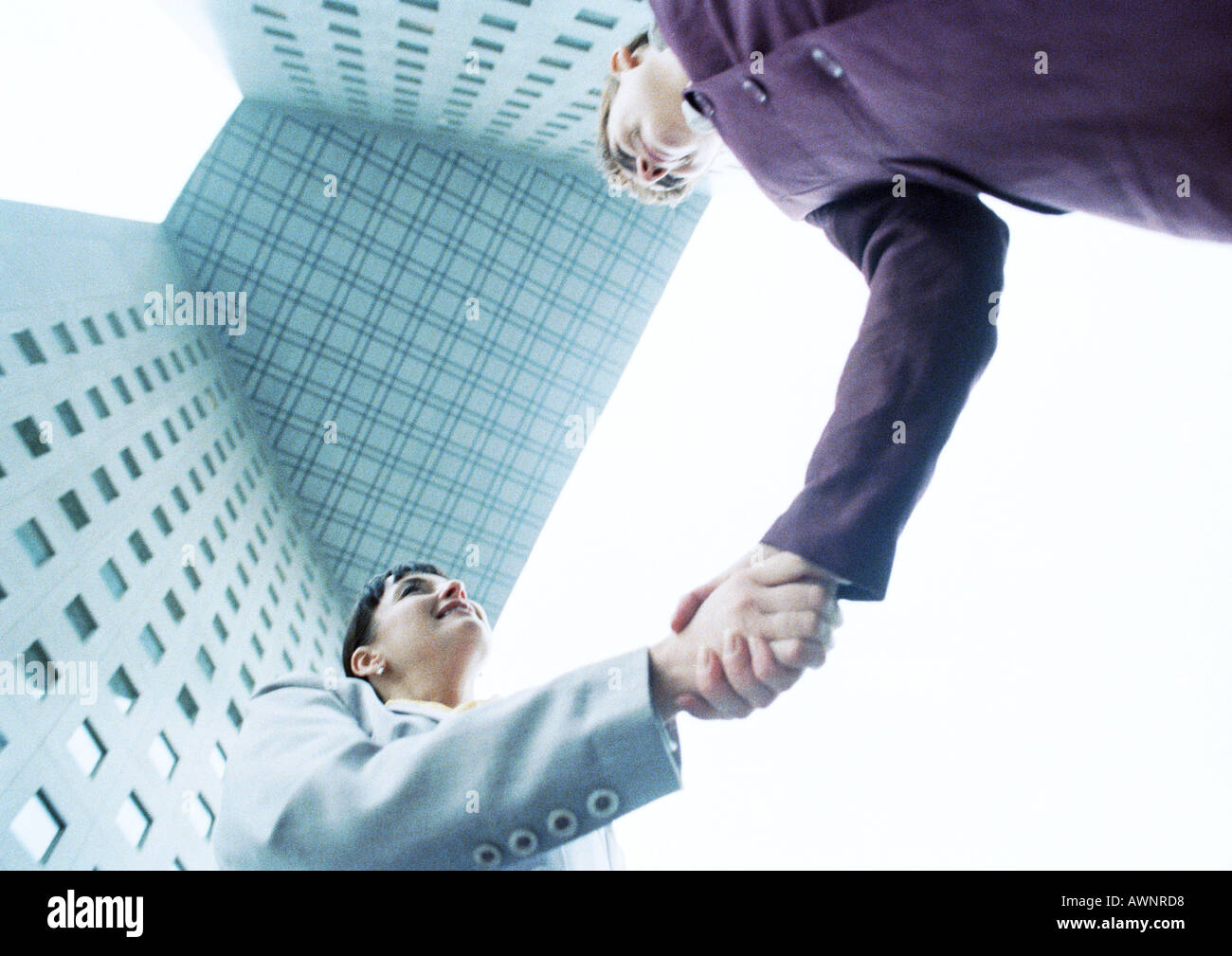 Low angle shot two businesswomen hi-res stock photography and images ...