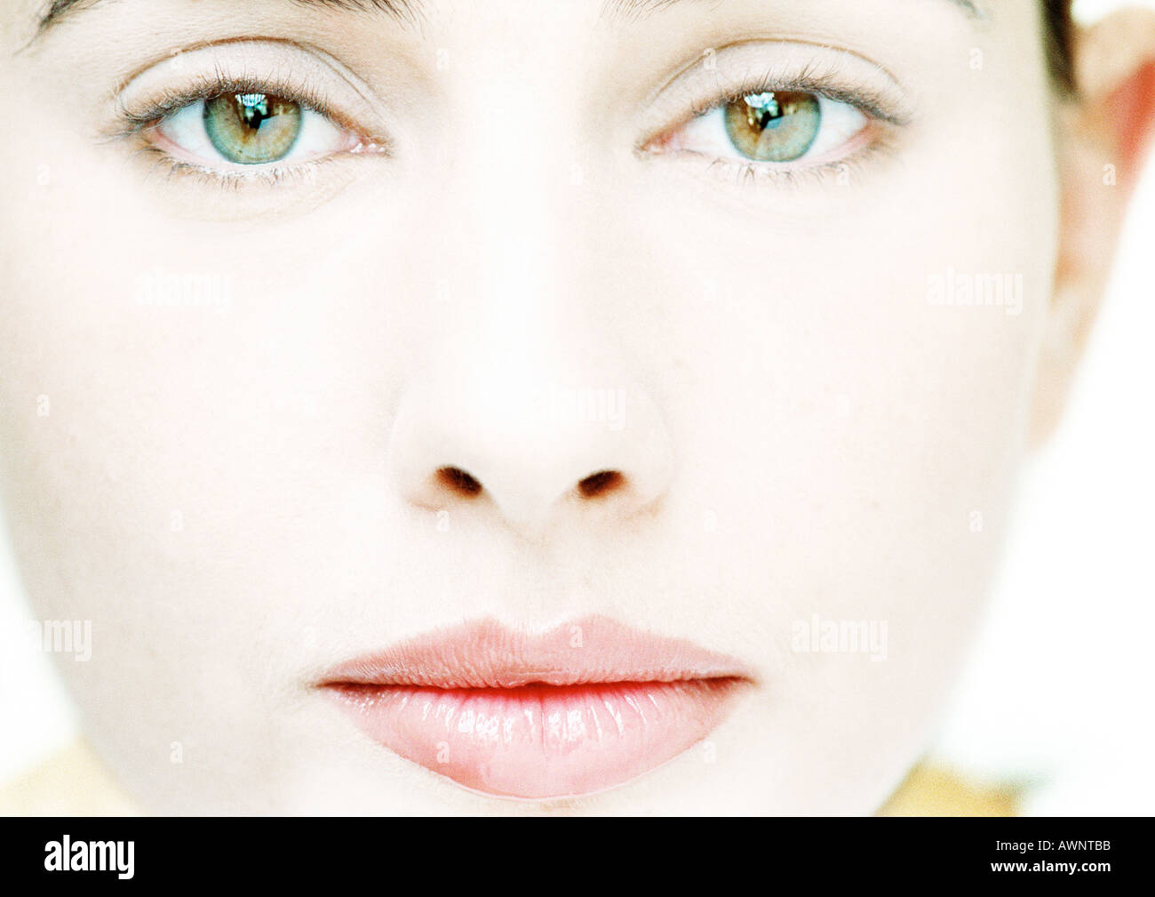 Woman's face, close-up, portrait Stock Photo - Alamy