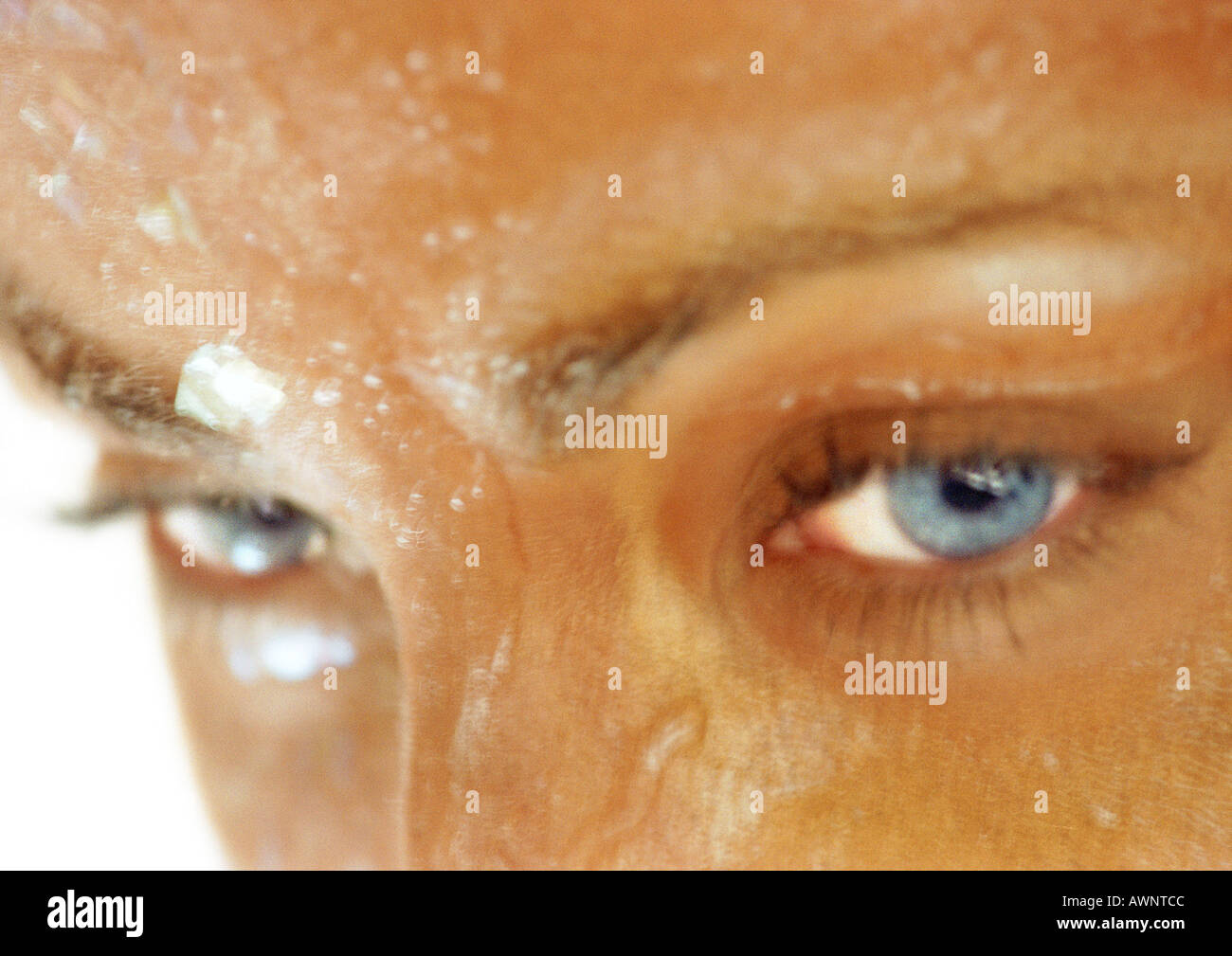 Woman's wet face hi-res stock photography and images - Alamy