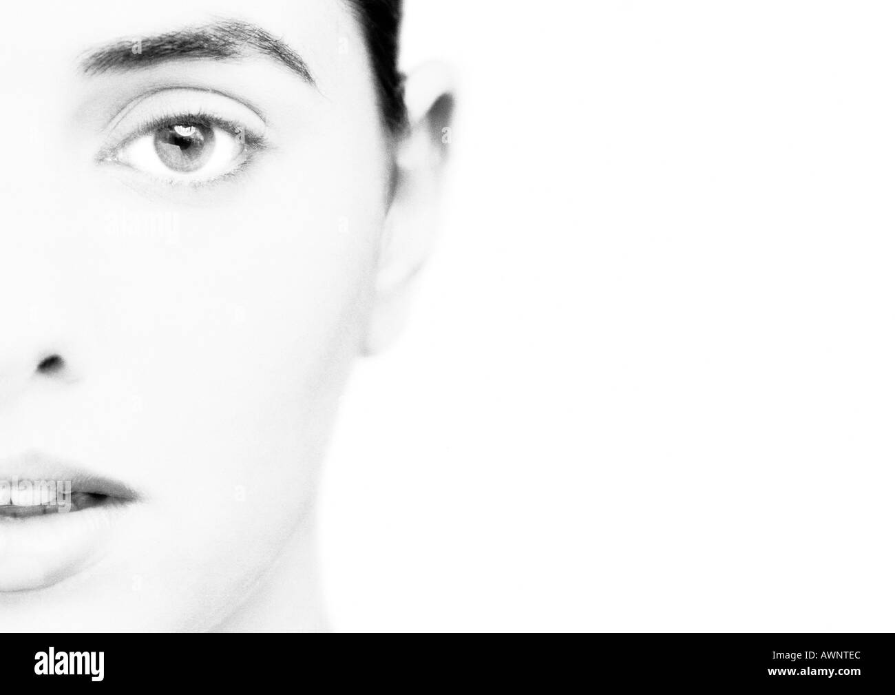 Alluring gaze portrait Black and White Stock Photos & Images - Alamy