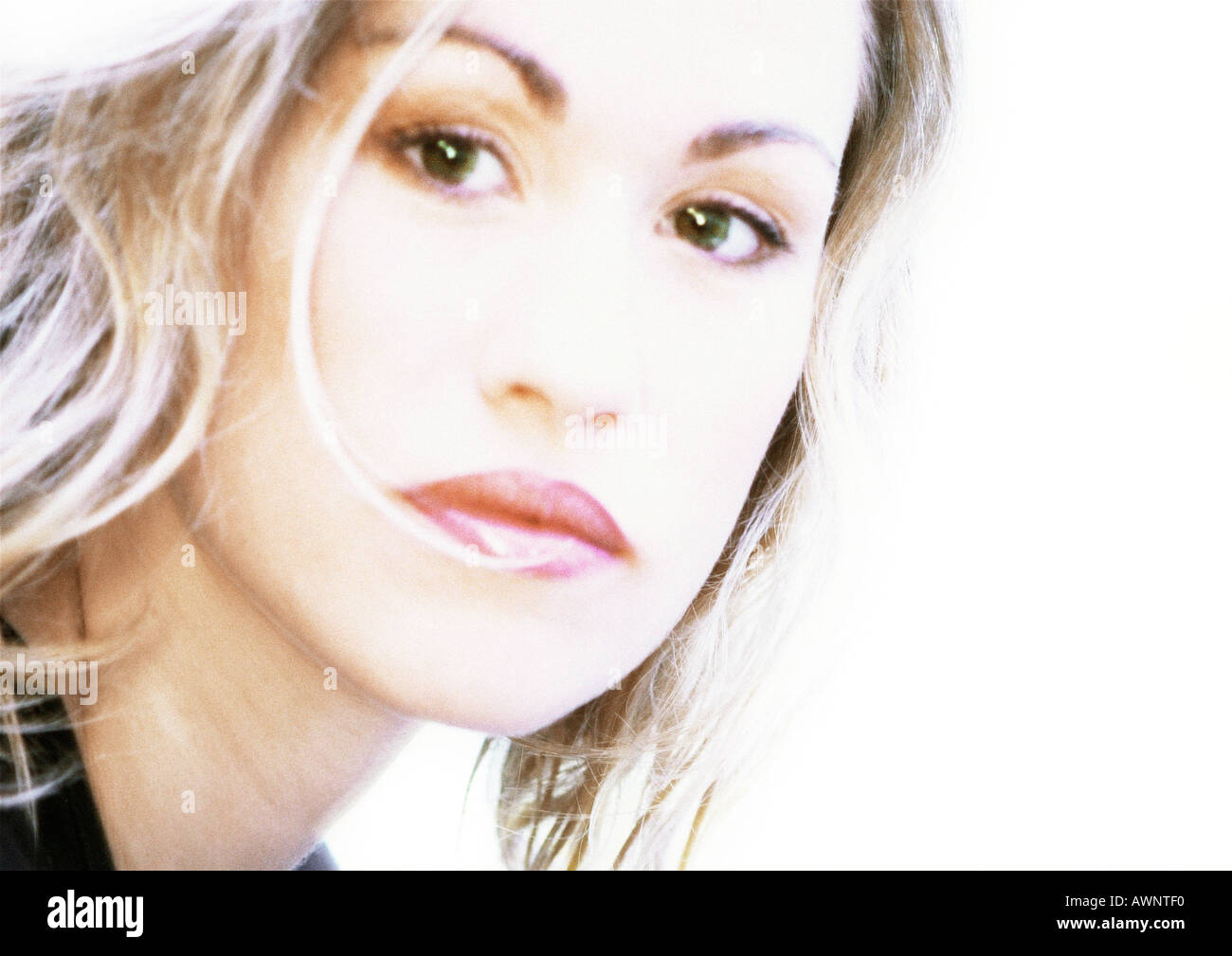 Woman's face, close-up, portrait Stock Photo - Alamy