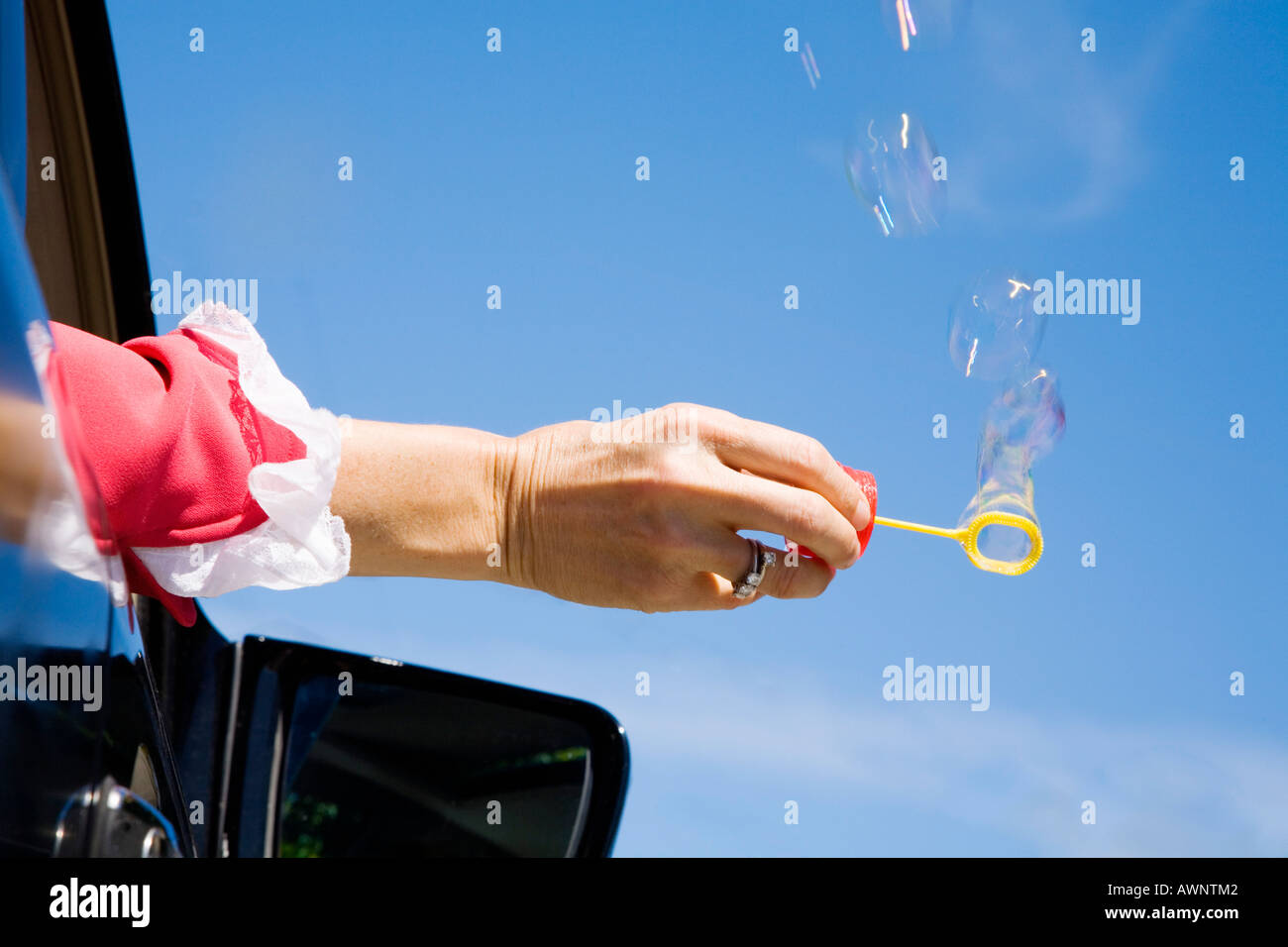Woman blow car hi-res stock photography and images - Alamy