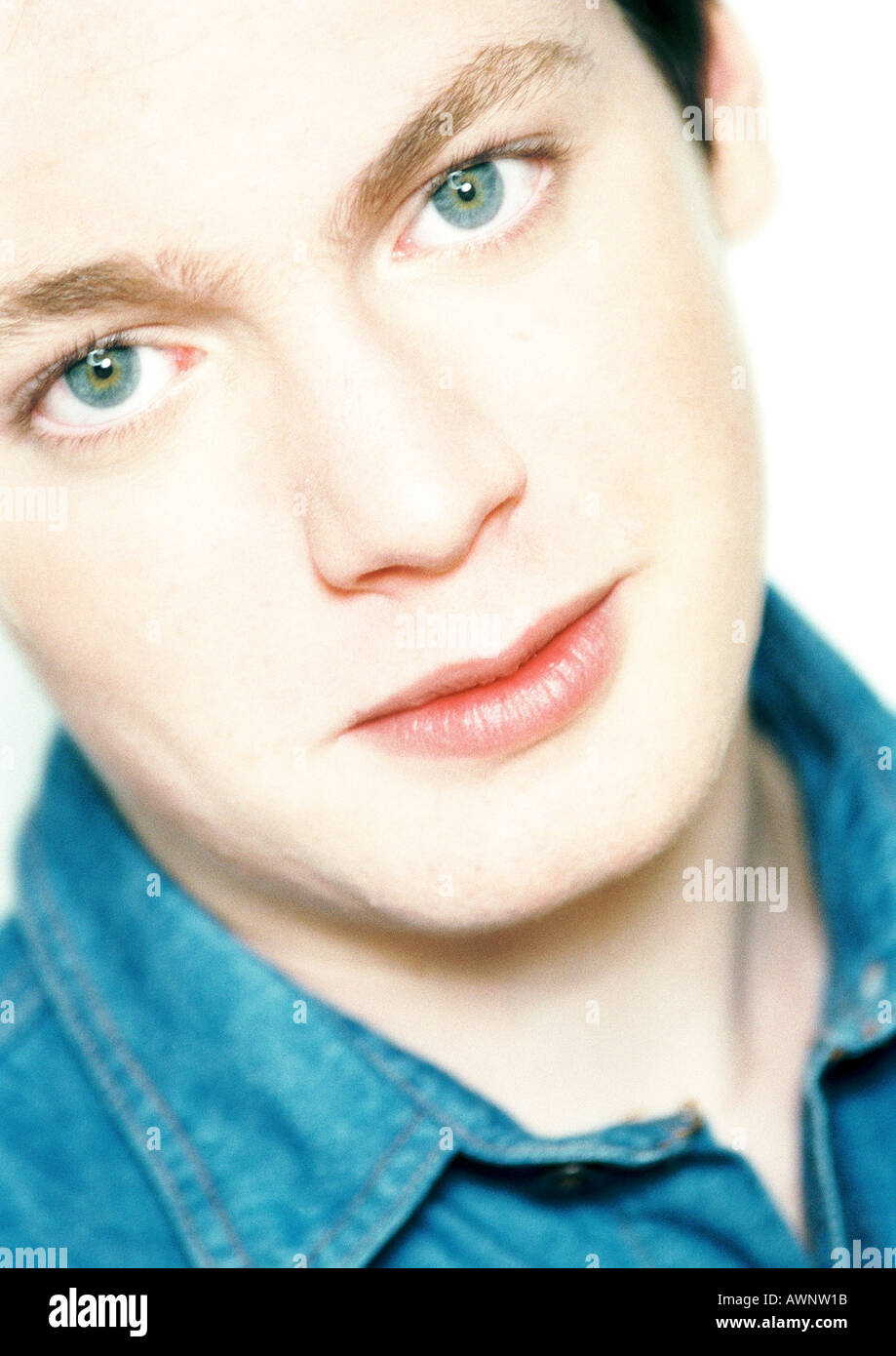 Teenager's face, close-up, portrait Stock Photo - Alamy
