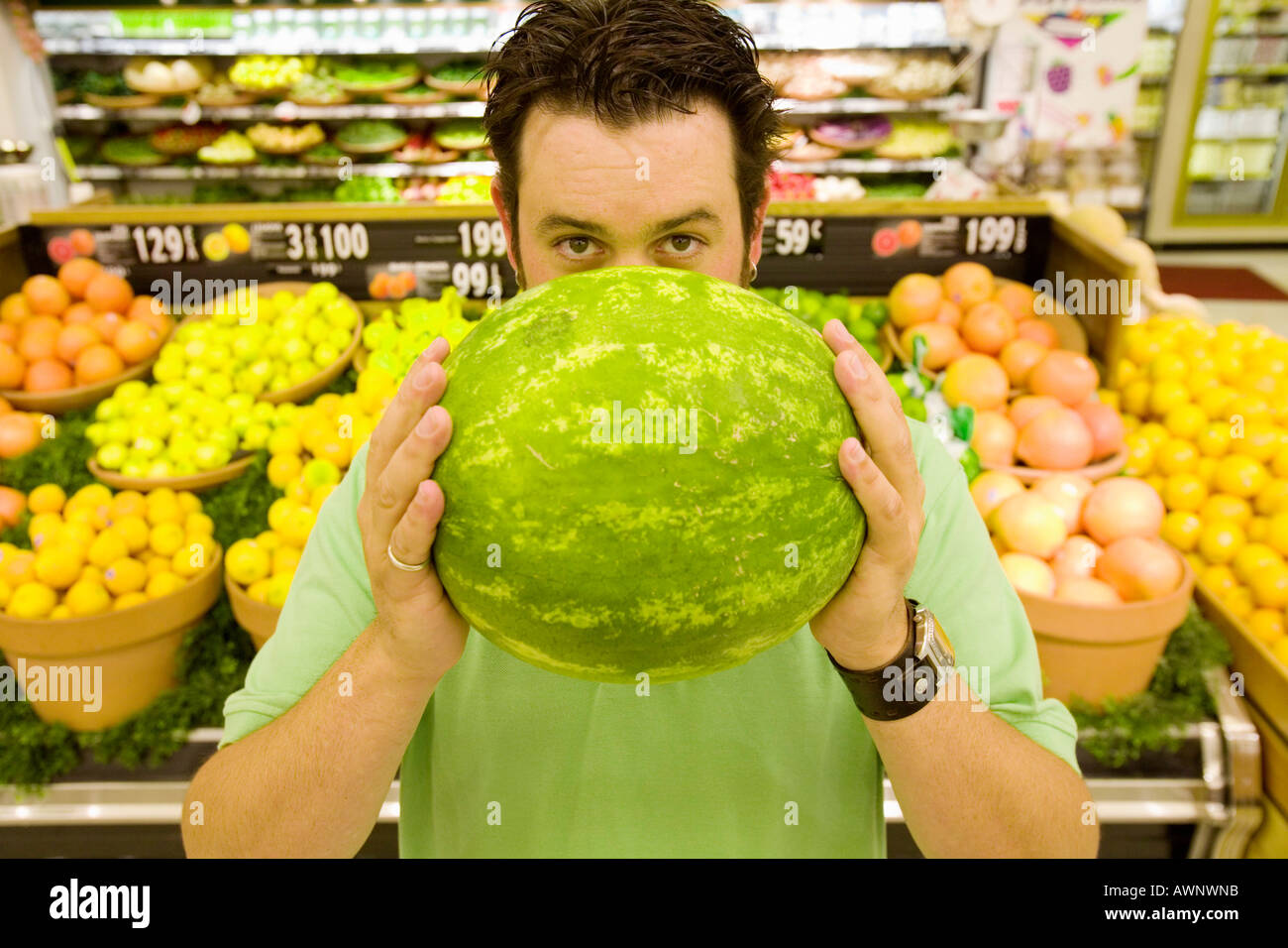 Watermelon gentleman hi-res stock photography and images - Alamy
