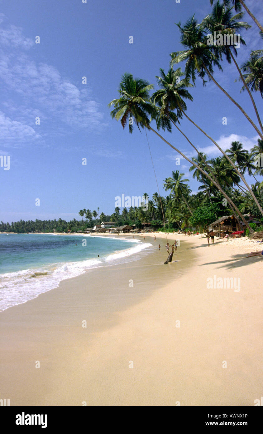Sri Lanka Unawatuna beach Stock Photo - Alamy