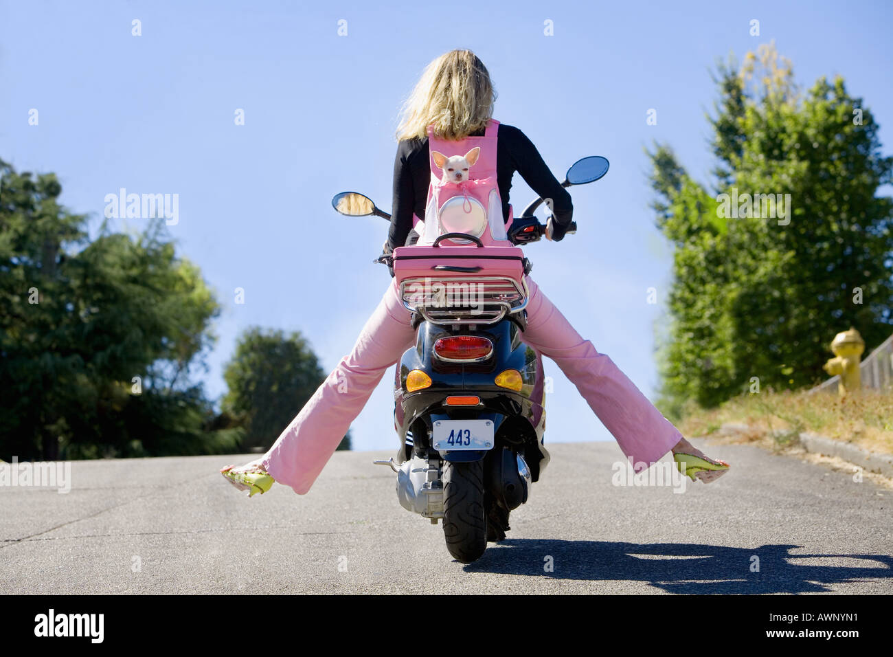 Extended scooter hi-res stock photography and images - Alamy