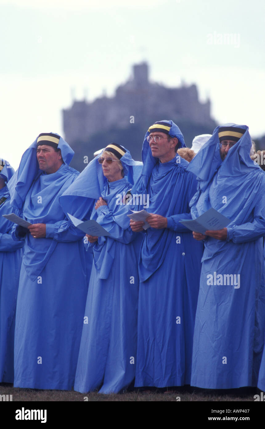 Cornish bards hi-res stock photography and images - Alamy