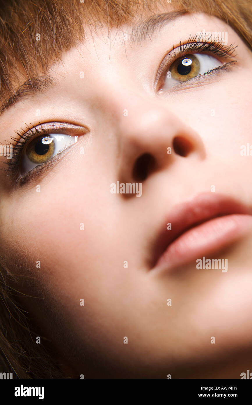 Closeup teen girls eye hi-res stock photography and images - Alamy