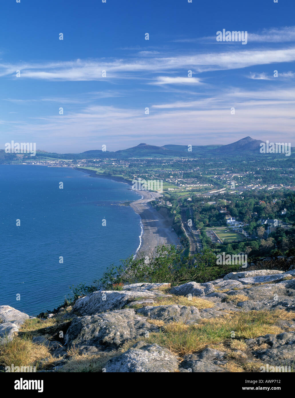 Killiney Bay Dublin Ireland Stock Photo - Alamy