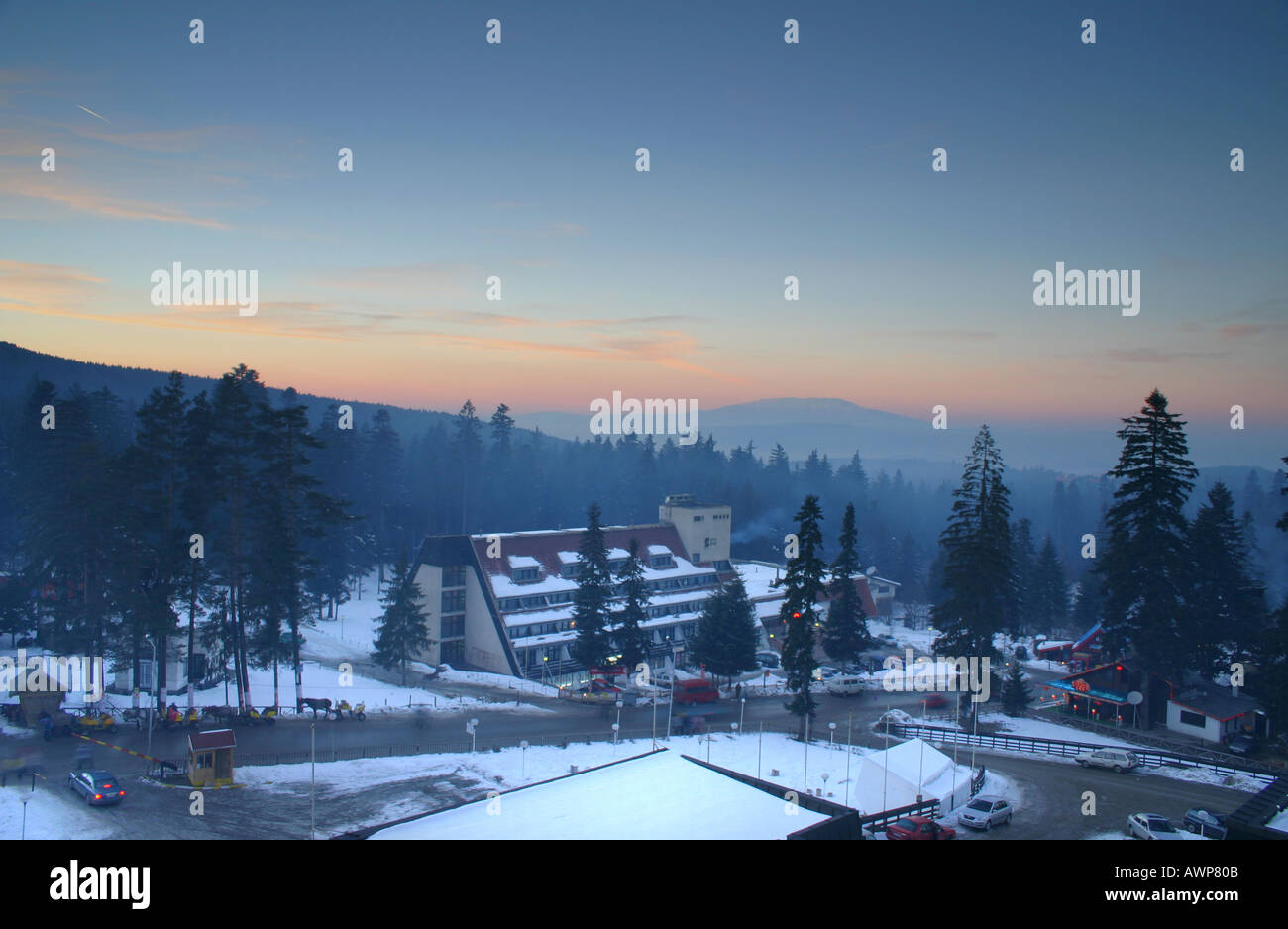 Borovets town hi-res stock photography and images - Alamy