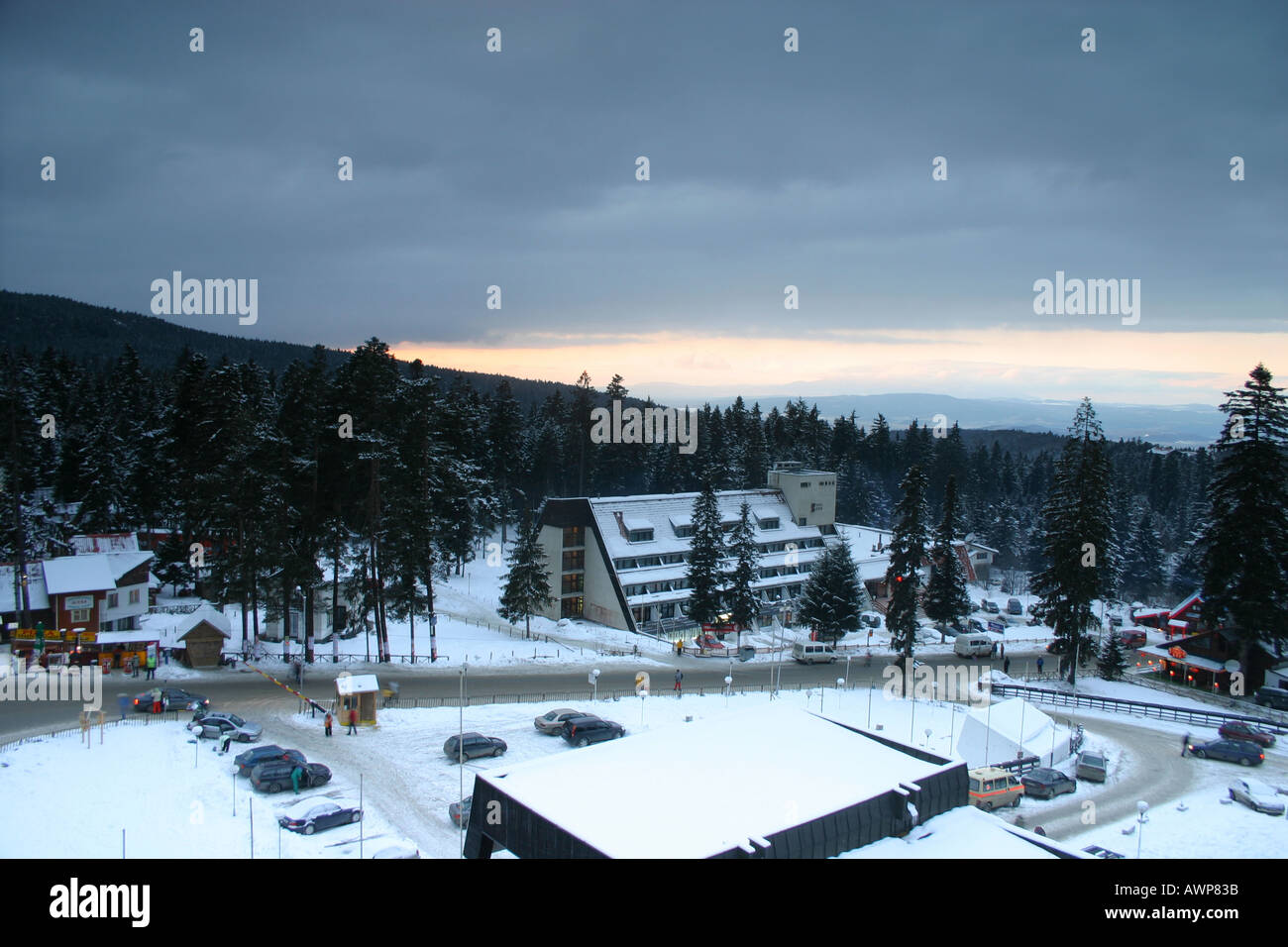 Borovets town hi-res stock photography and images - Alamy