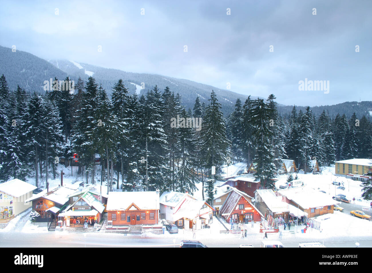 Borovets ski resort hi-res stock photography and images - Alamy
