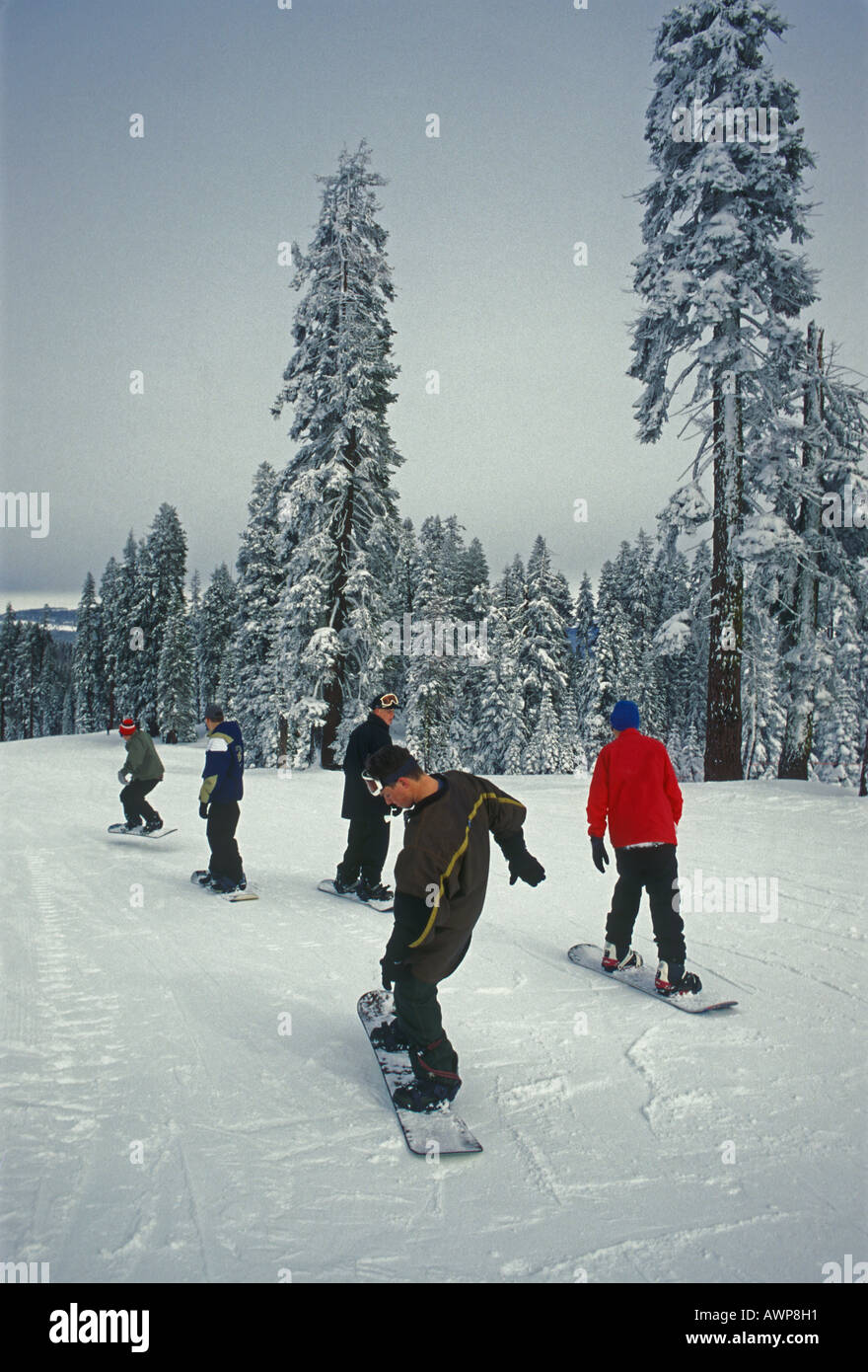 Snowboard lesson hi-res stock photography and images - Alamy