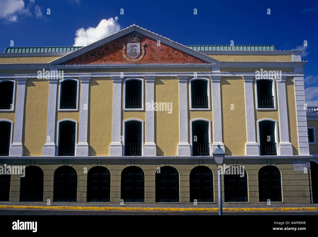 facade, Tapia Theater, Teatro Tapia, Columbus Plaza, Old San Juan, San ...