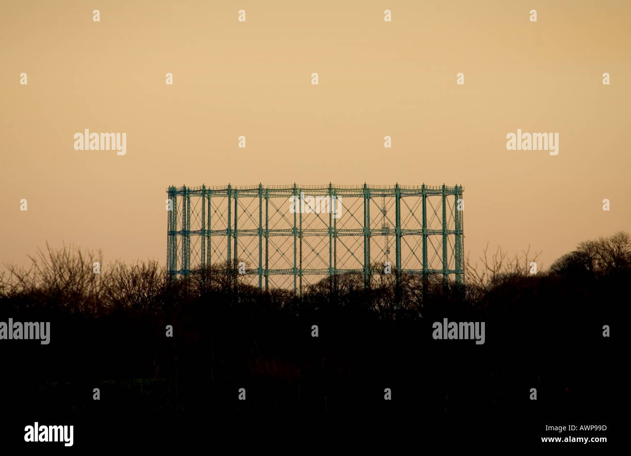 Empty gas tower Stock Photo - Alamy