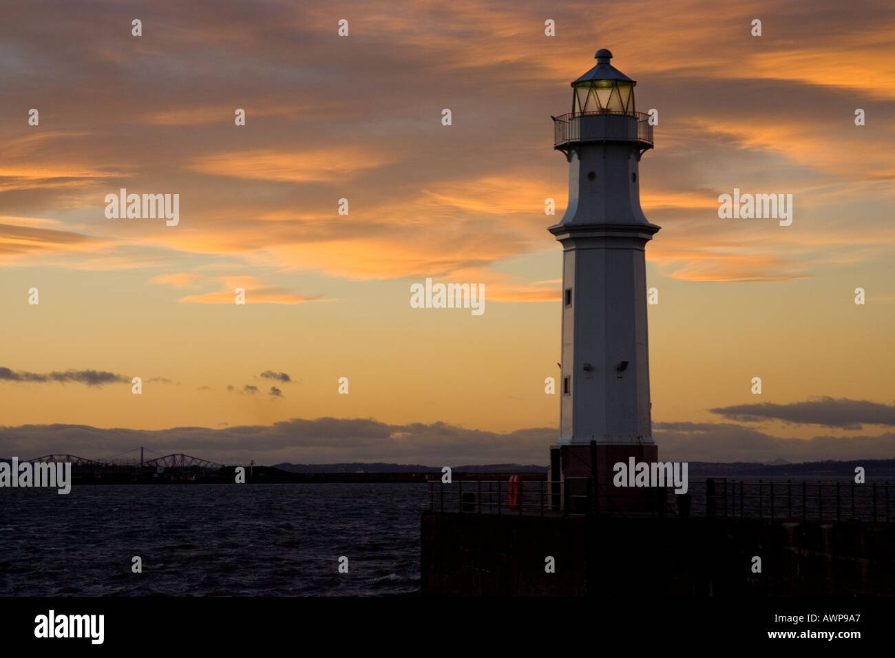 Edinburgh lighthouse sunset uk hi-res stock photography and images - Alamy