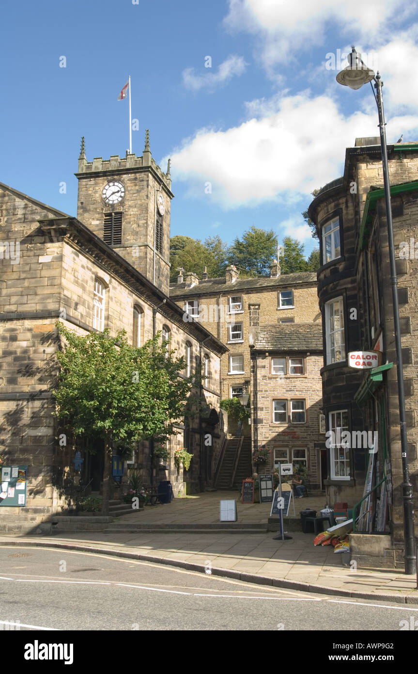Holmfirth town centre Stock Photo - Alamy