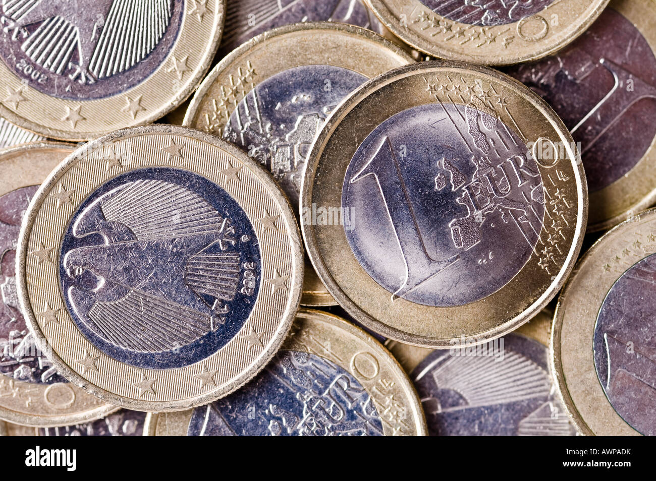 1 euro piece hi-res stock photography and images - Alamy